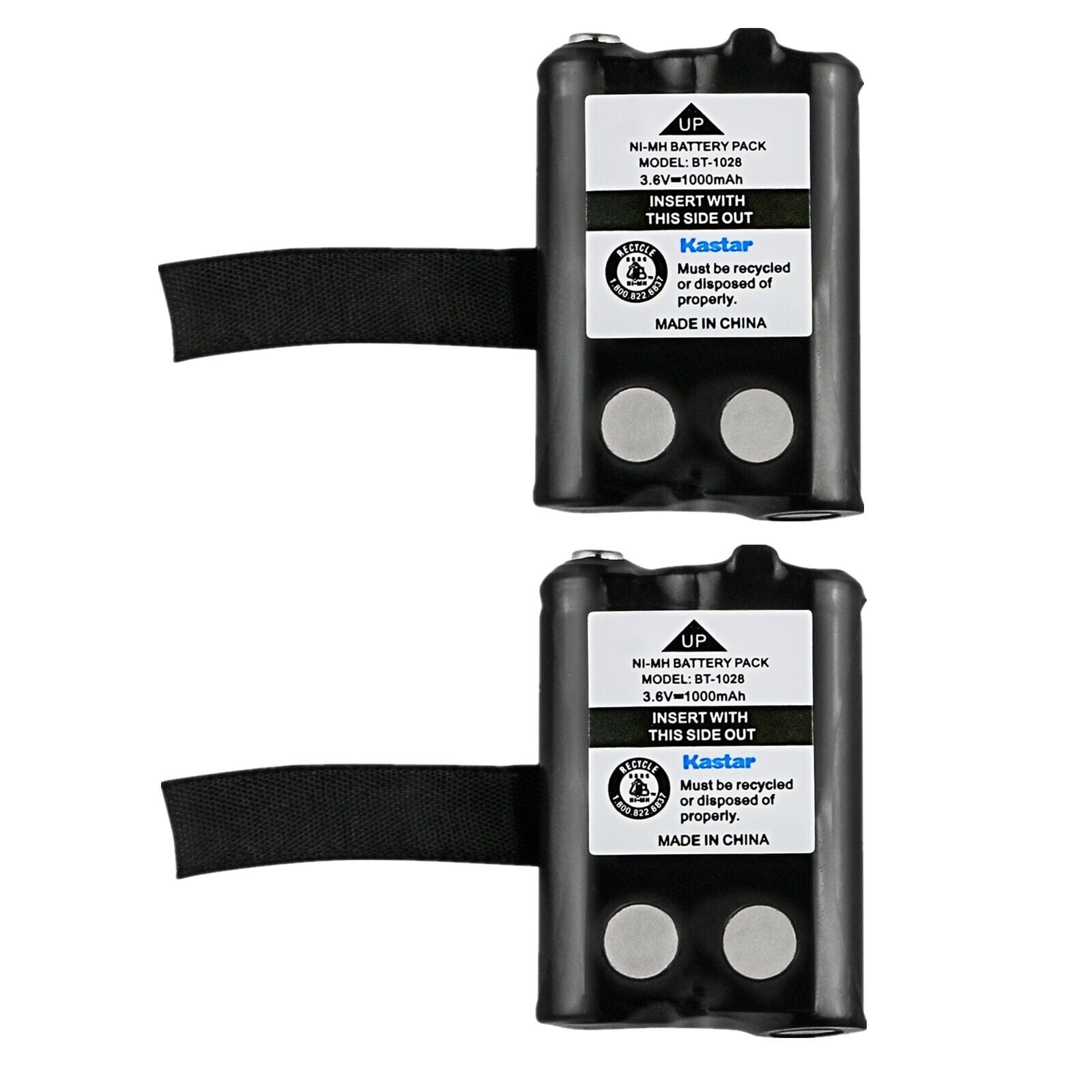 Kastar 2-Pack BT-1028 Battery Compatible with Uniden BT-1028 58037235E ...