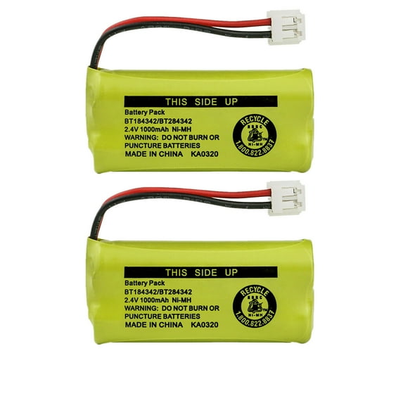 Kastar 2-Pack BT184342 / BT284342 Battery Replacement for AT&T SL82558 ...