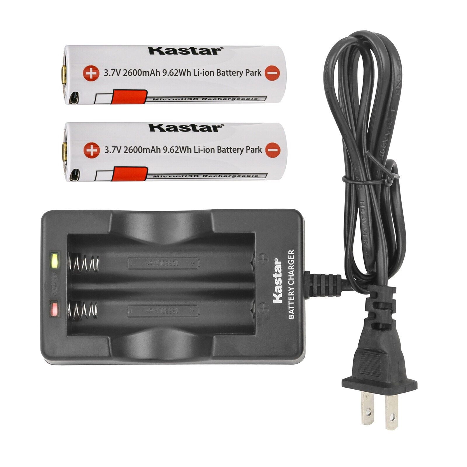 Kastar 2-Pack Battery and AC Wall Charger Replacement for Fenix ...