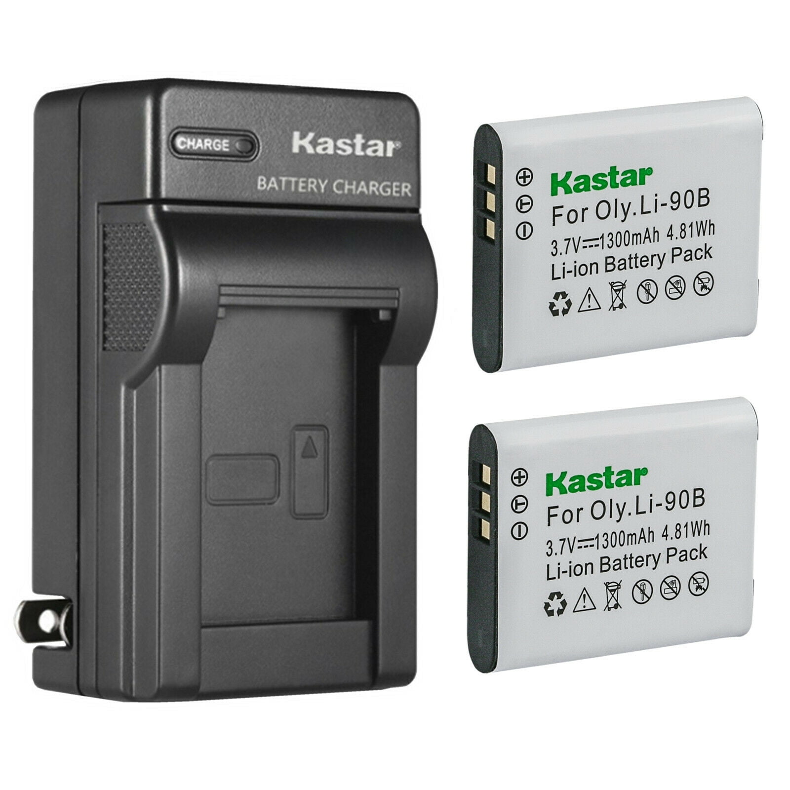 Kastar 2-Pack Battery and AC Wall Charger Replacement for Ricoh DB-110 DB110 Battery, Ricoh GR ...