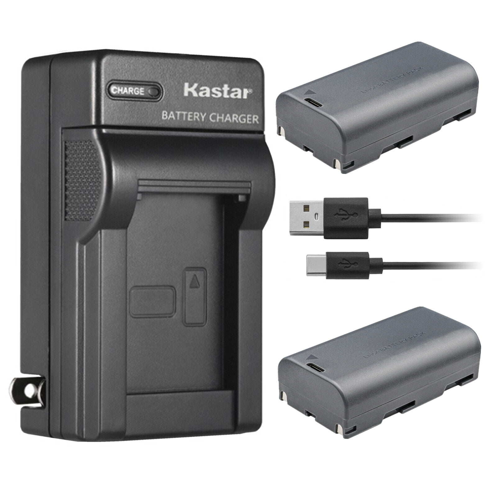 Kastar 2-Pack Battery and AC Wall Charger Replacement for WAABENN 4x360 ...