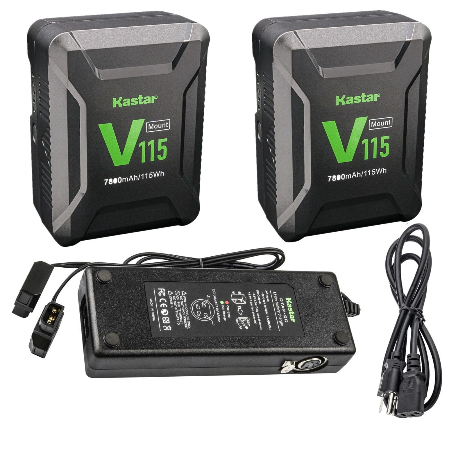 Kastar 2-Pack Battery and Dual D-Tap Charger Replacement for Sony PMW ...