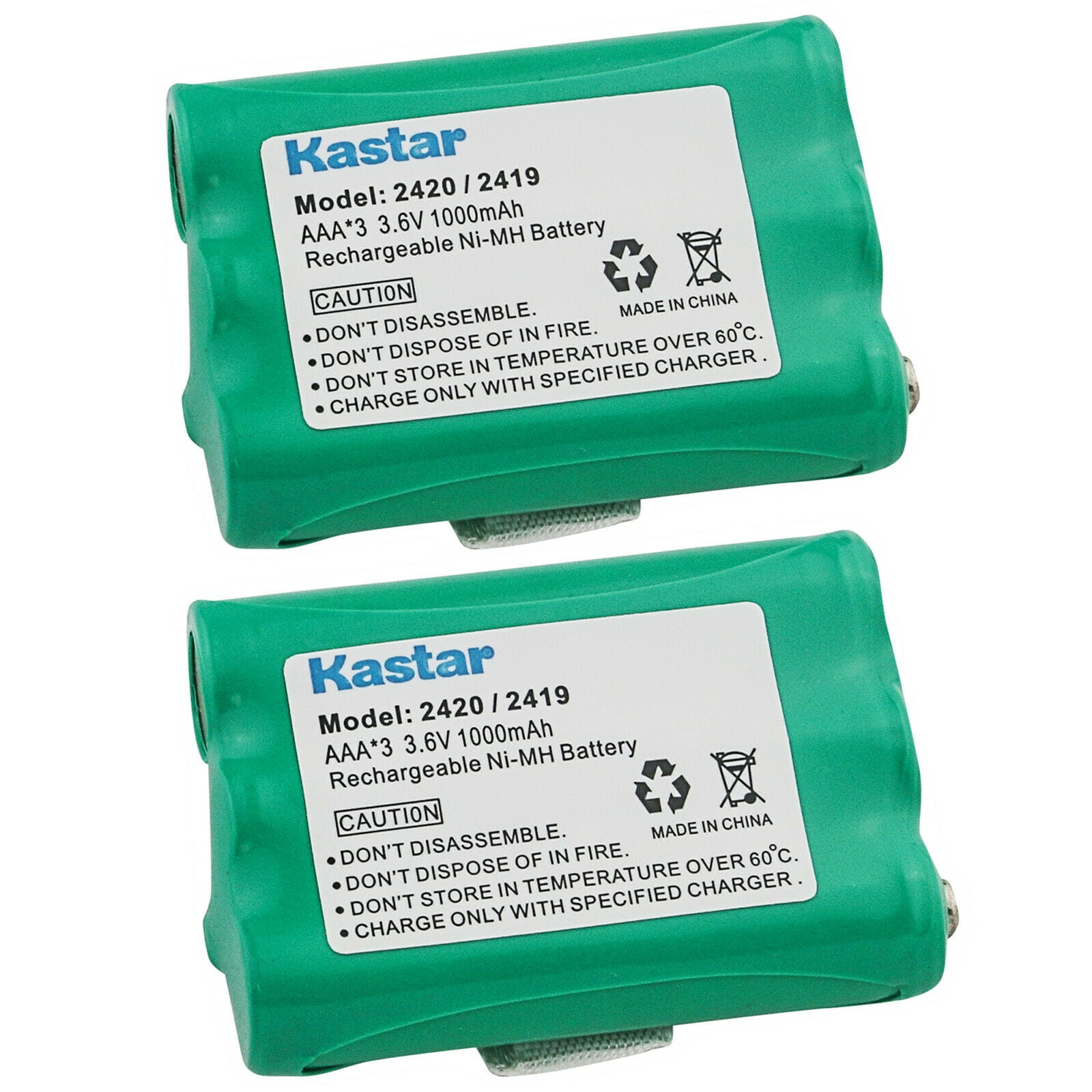 Kastar 2-Pack Battery Replacement for AT&T E5600, E5601, E5603, E5630 ...