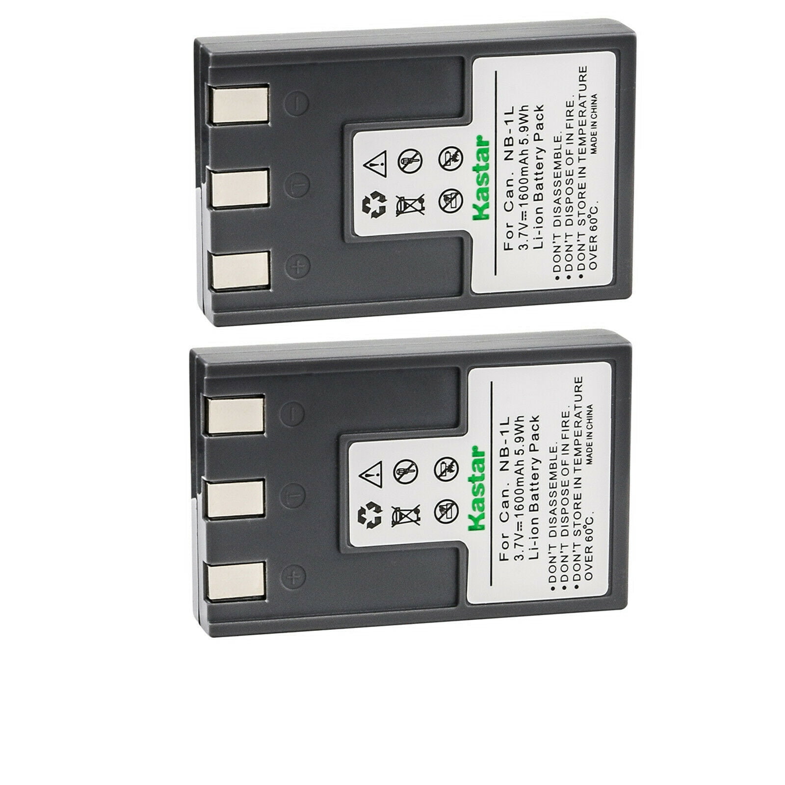 Kastar 2-Pack Battery Replacement for Canon Digital IXUS 300a, Digital ...