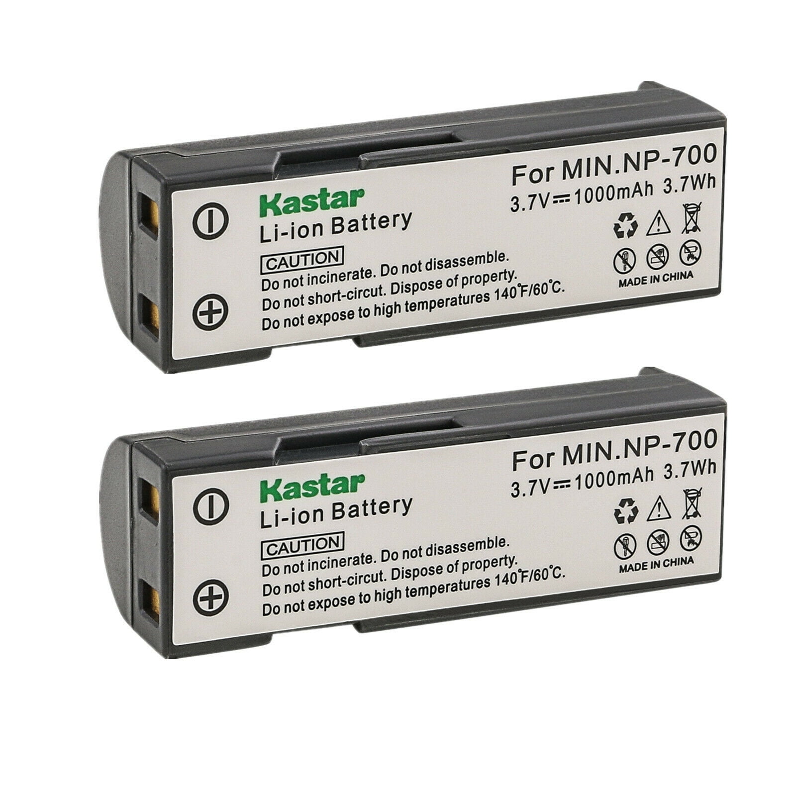 Kastar 2-Pack Battery Replacement for Konica Minolta NP-700 Battery ...