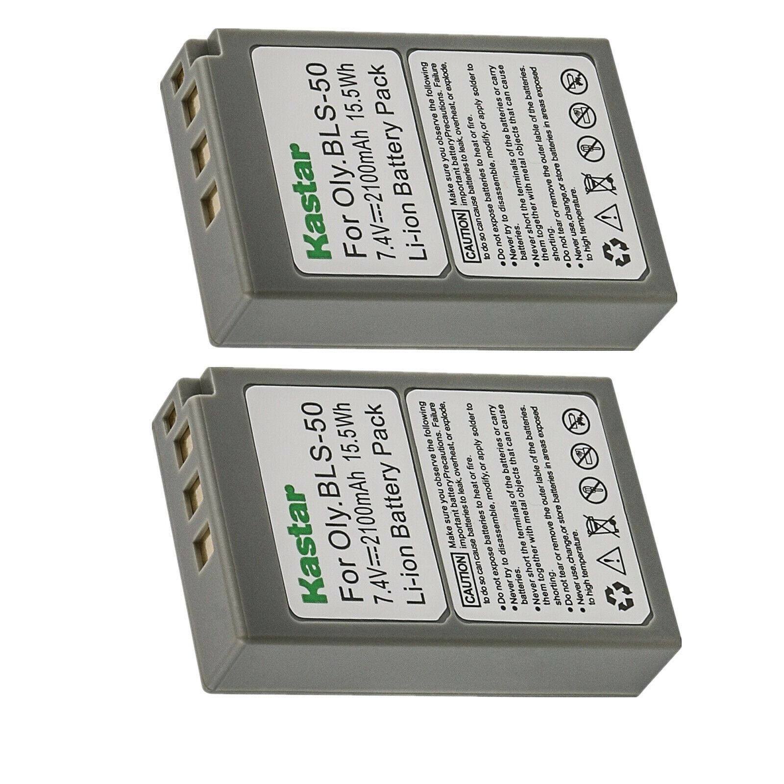 Kastar 2-Pack Battery Replacement for Olympus BLS-50, PS-BLS50, BLS-5 ...