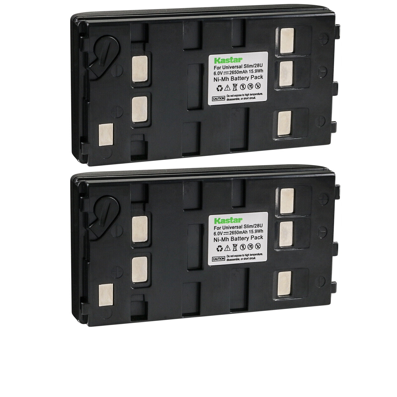 Kastar 2-Pack Battery Replacement for Panasonic NV-RXTEN NV-S1 NV-S10 ...