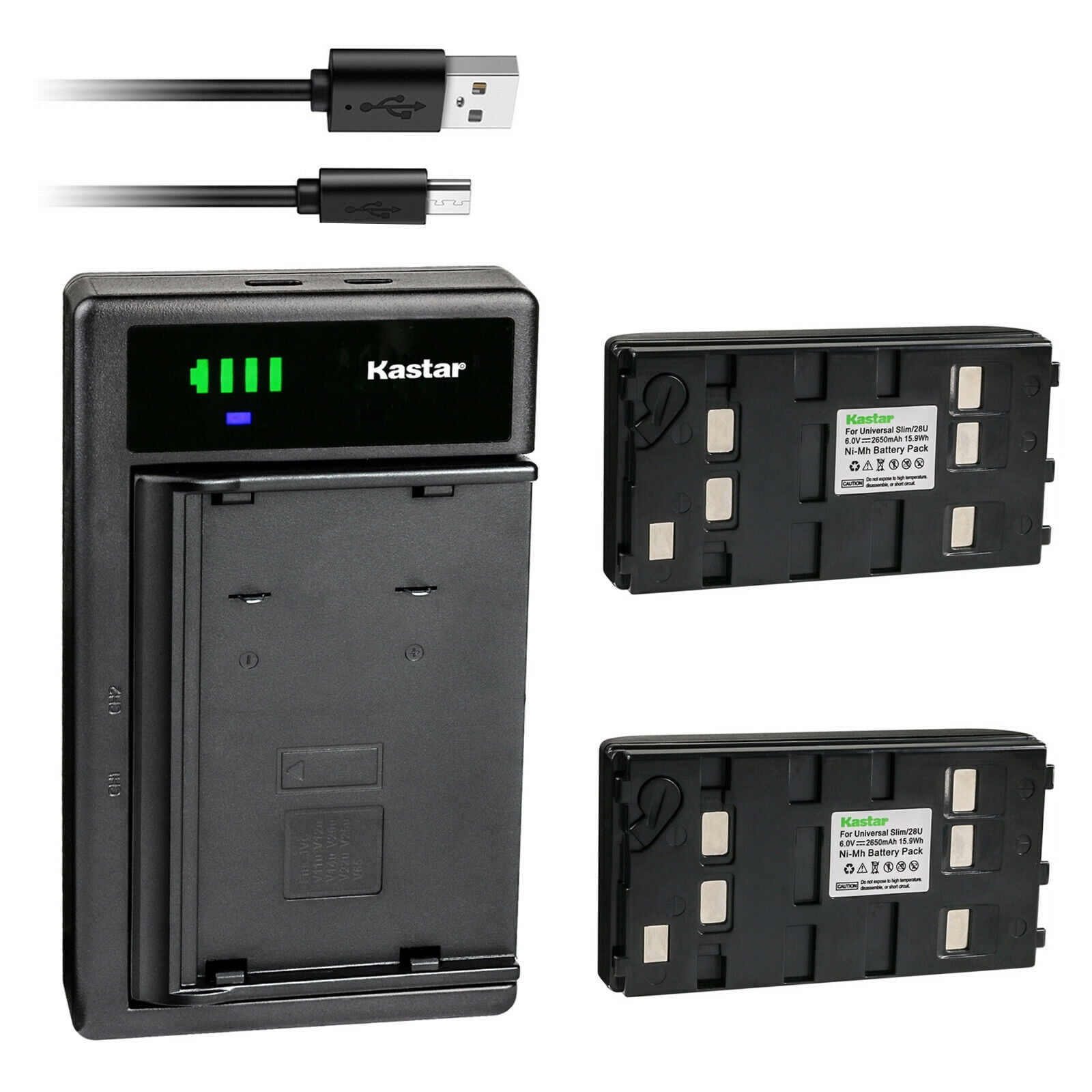 Kastar 2-Pack Battery and Smart USB Charger Compatible with Raytheon ...