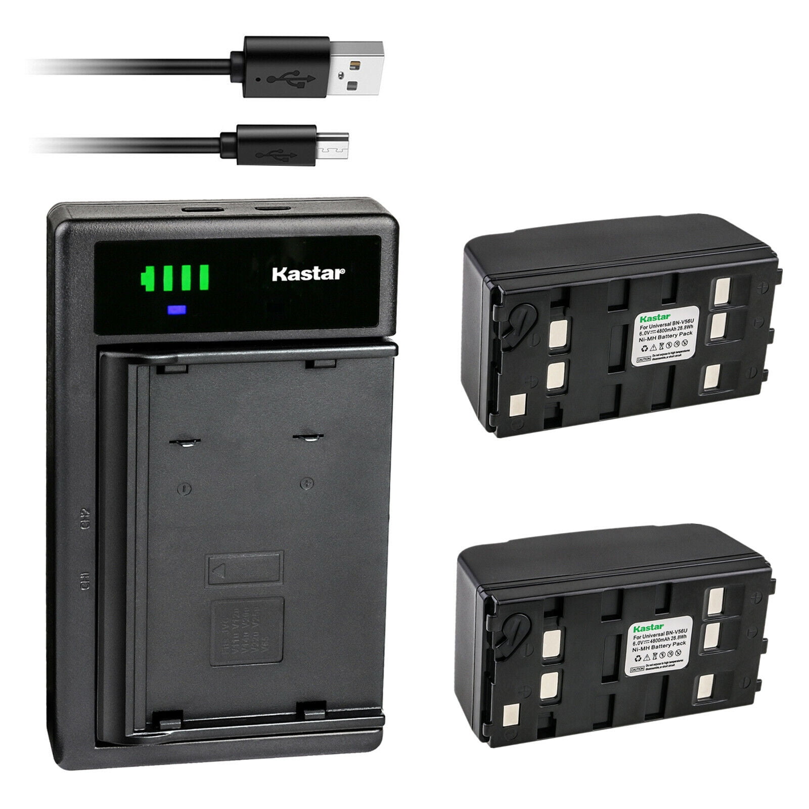 Kastar 2-Pack Battery and Smart USB Charger Replacement for RCA CC506 ...