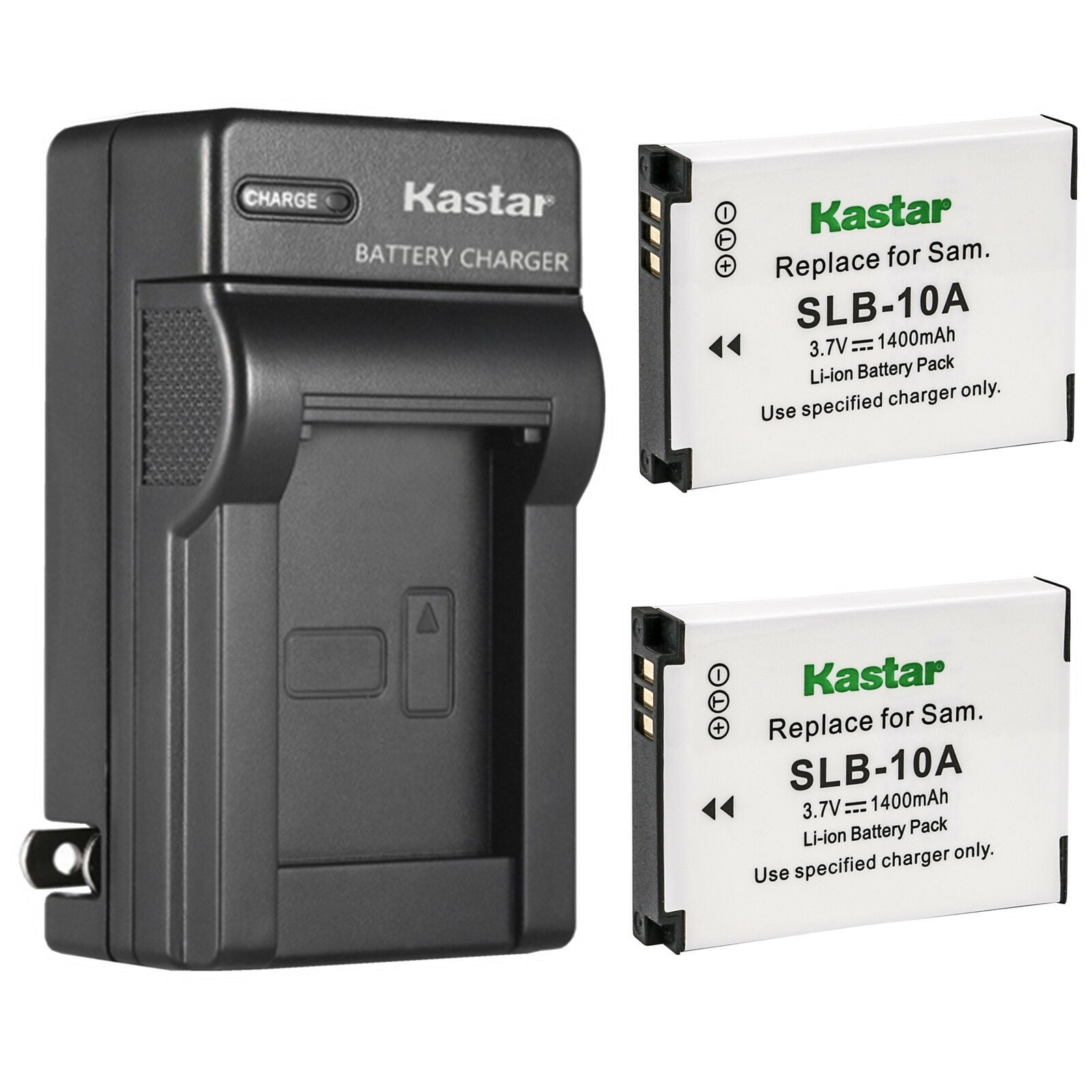 Kastar 2-Pack Battery and AC Wall Charger Replacement for Benq DLI-301 ...