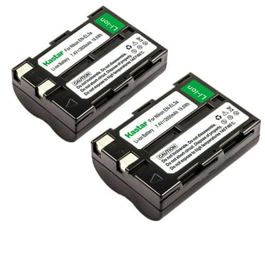 Power 2000 7.4V 1700mAh Lithium-Ion Battery, Rechargeable for Nikon D ...