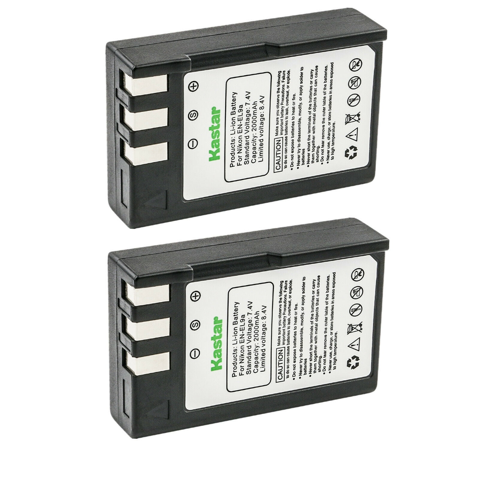 Kastar 2-Pack EN-EL9 Battery Replacement for Nikon D5000 SLR Digital ...