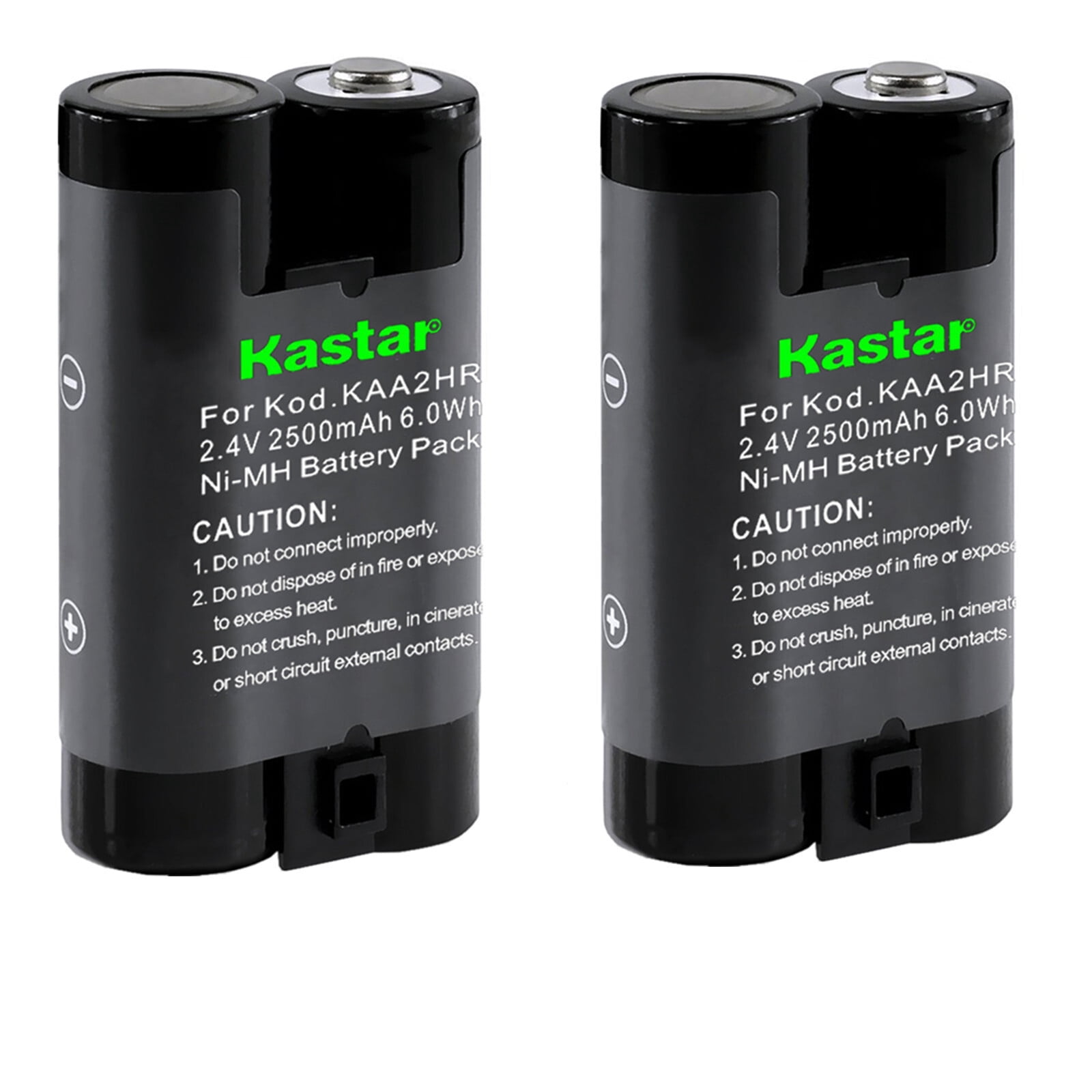 Kastar 2-Pack KAA2HR Battery Replacement for Panasonic Palmcam PV ...