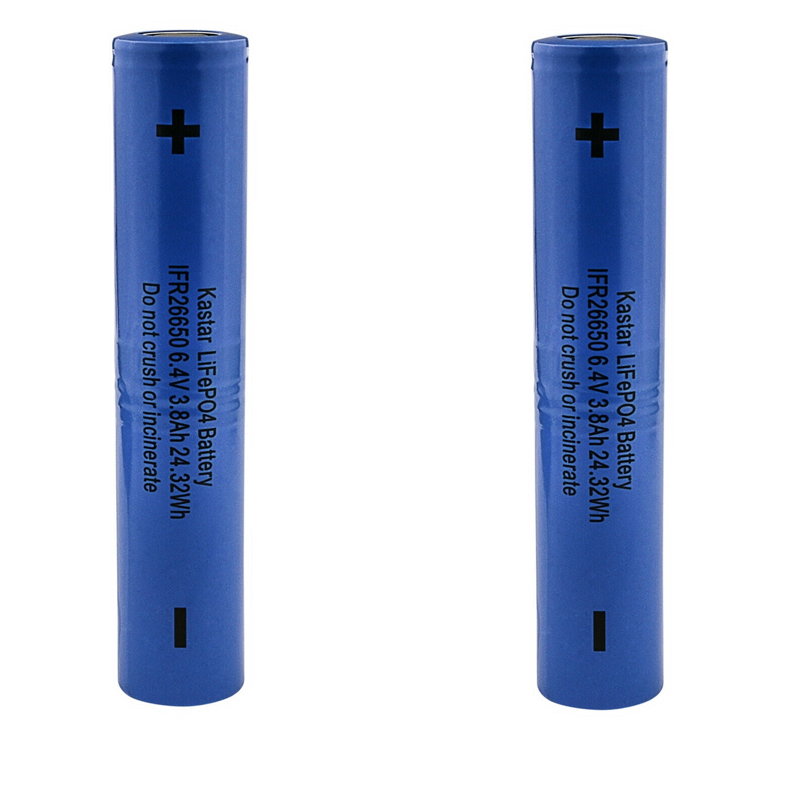 Kastar 2-Pack LiFePO4 Battery 6.4V 3800mA Replacement for Maglite ...