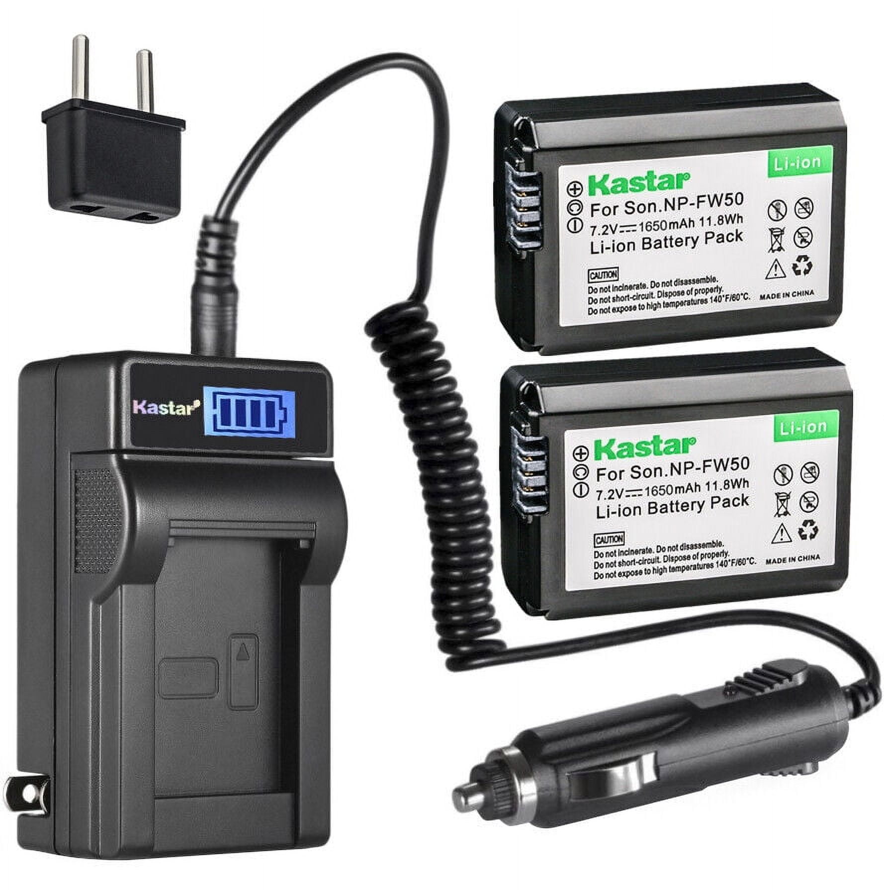 Customer reviews for Kastar 2-Pack NP-FW50 Battery and LCD AC Charger ...