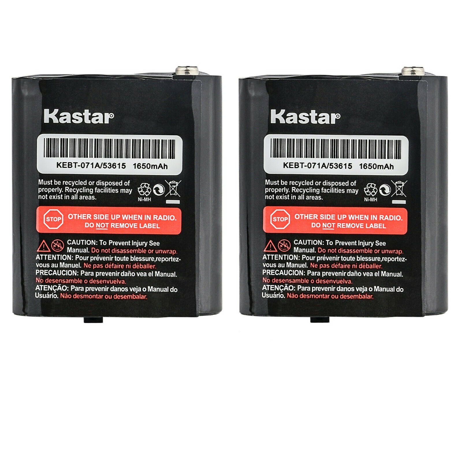 Kastar 2-Pack Ni-MH Battery 3.6V 1650mAh Replacement for Motorola AP ...