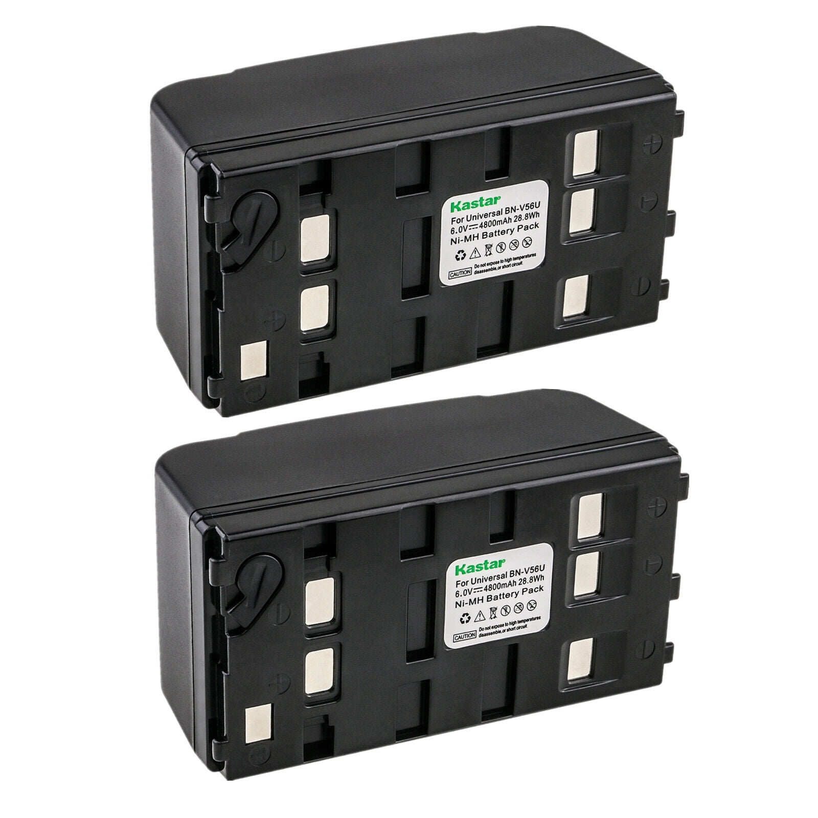 Kastar 2-Pack Ni-MH Battery 6V 4800mAh Compatible with Panasonic NV ...
