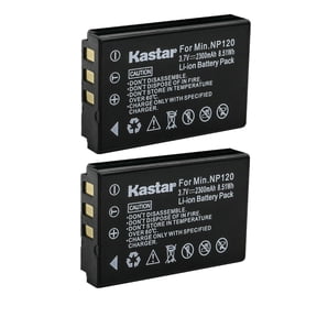 Kastar LB015 Replacement Battery 2-Pack, 3.7V 1200mAh Lithium-ion, Fits ...