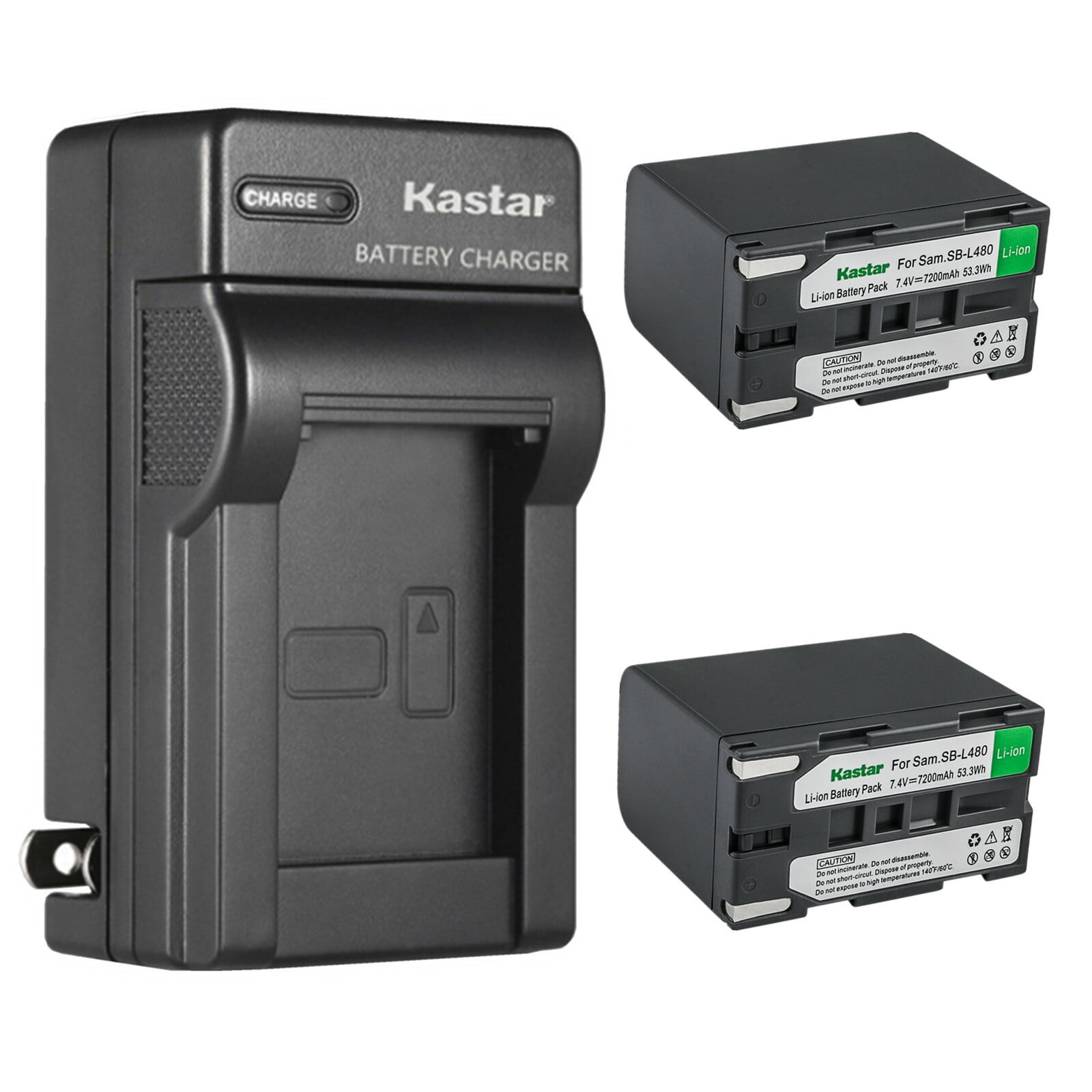 Kastar 2-Pack SB-L480 Battery and AC Wall Charger Replacement for ...