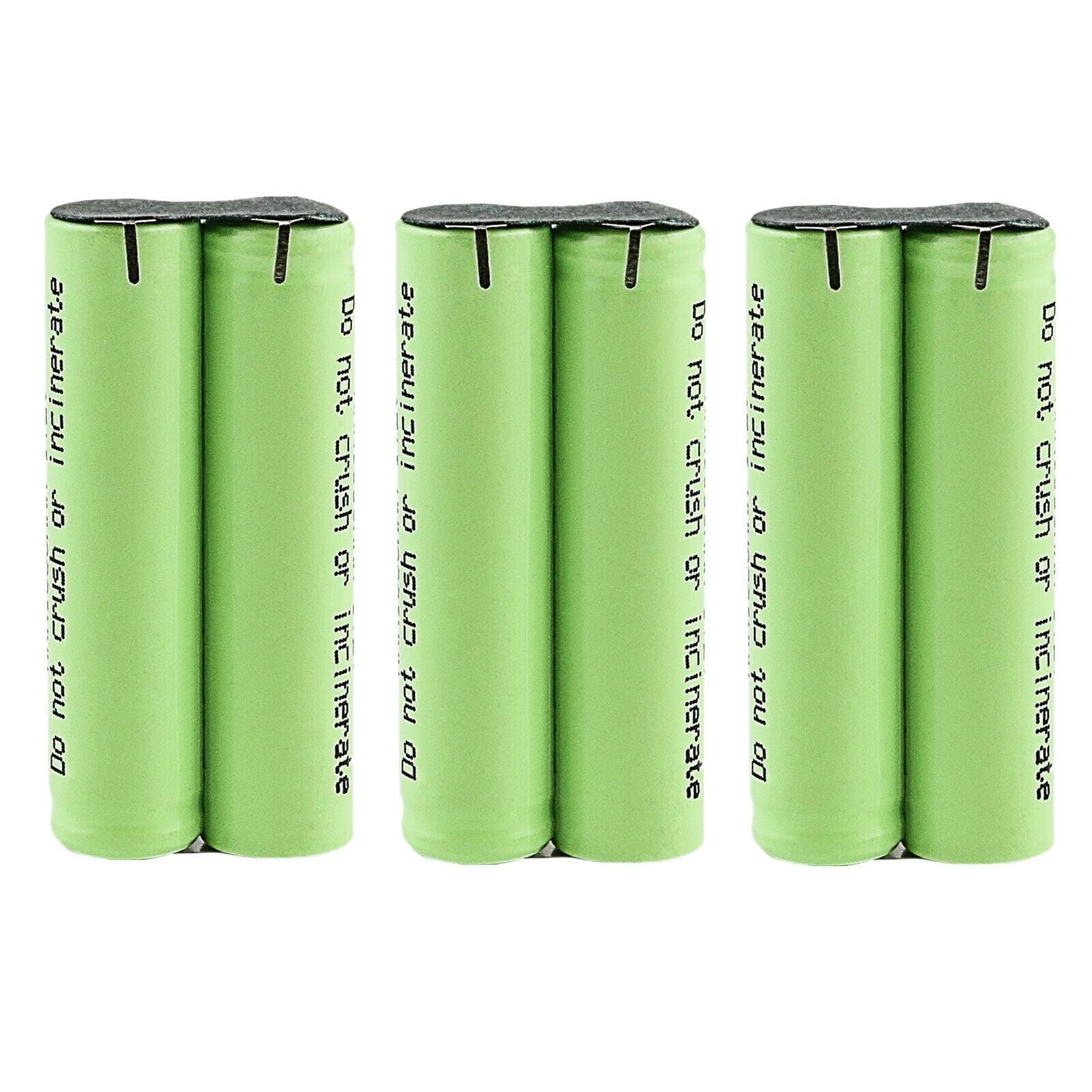 Kastar 3-Pack 2.4V 1000mAh Ni-MH Battery Replacement for Razor / Shaver ...
