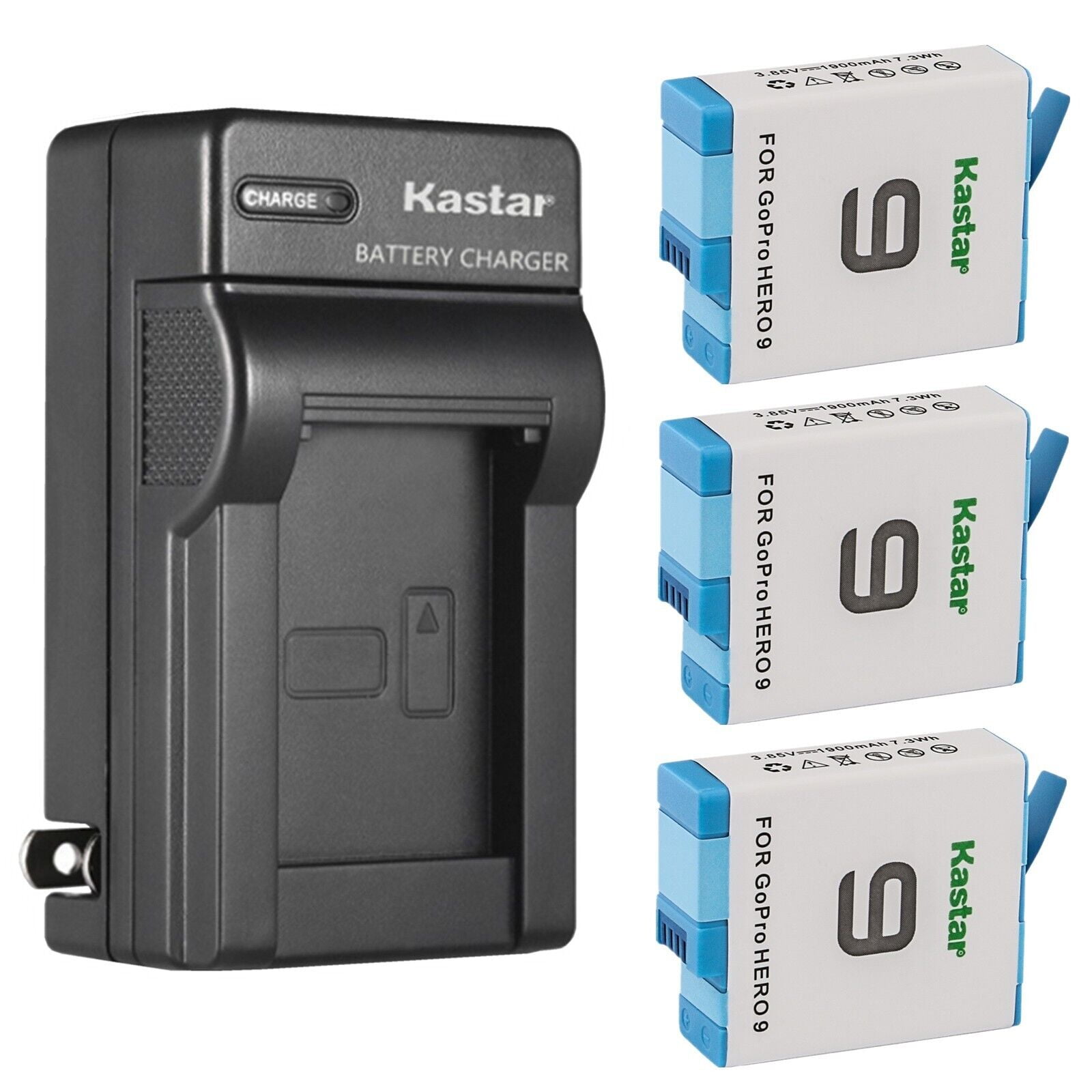 Kastar 3-Pack 3.85V 1900mAh Battery and AC Wall Charger Replacement for ...