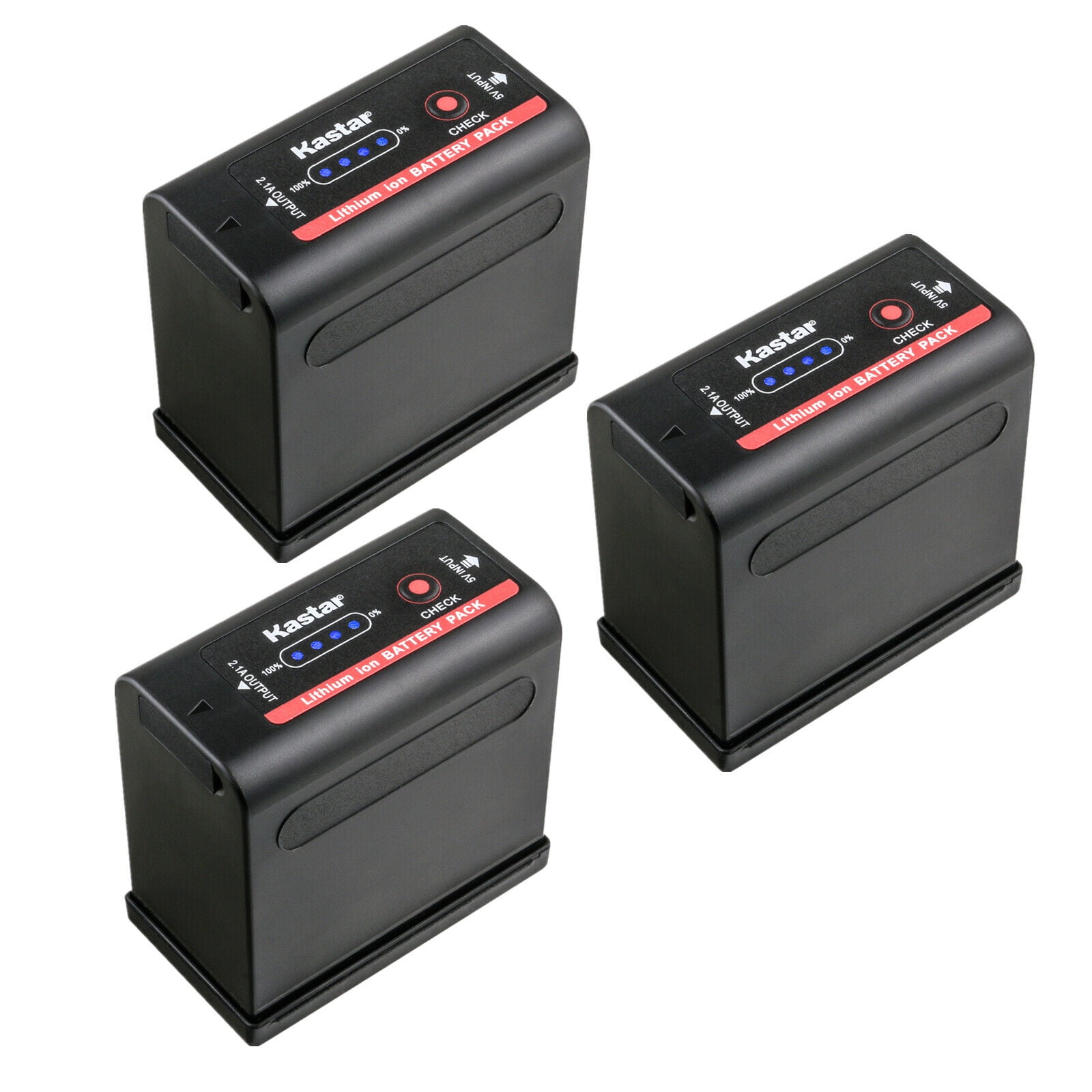 Kastar 3-Pack BP-980GPRO Battery 7.4V 8700mAh Replacement for Canon EOS ...