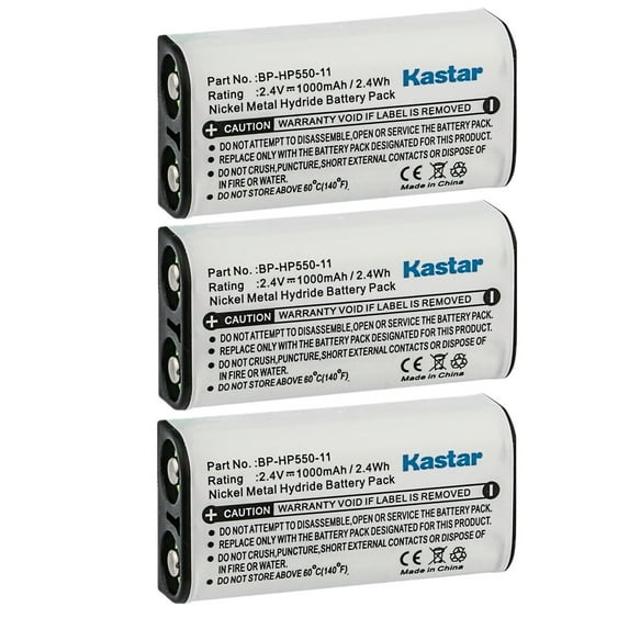 Kastar 3-Pack 2.4V 1000mAh Ni-MH Battery Replacement for Sony BP-HP800 ...