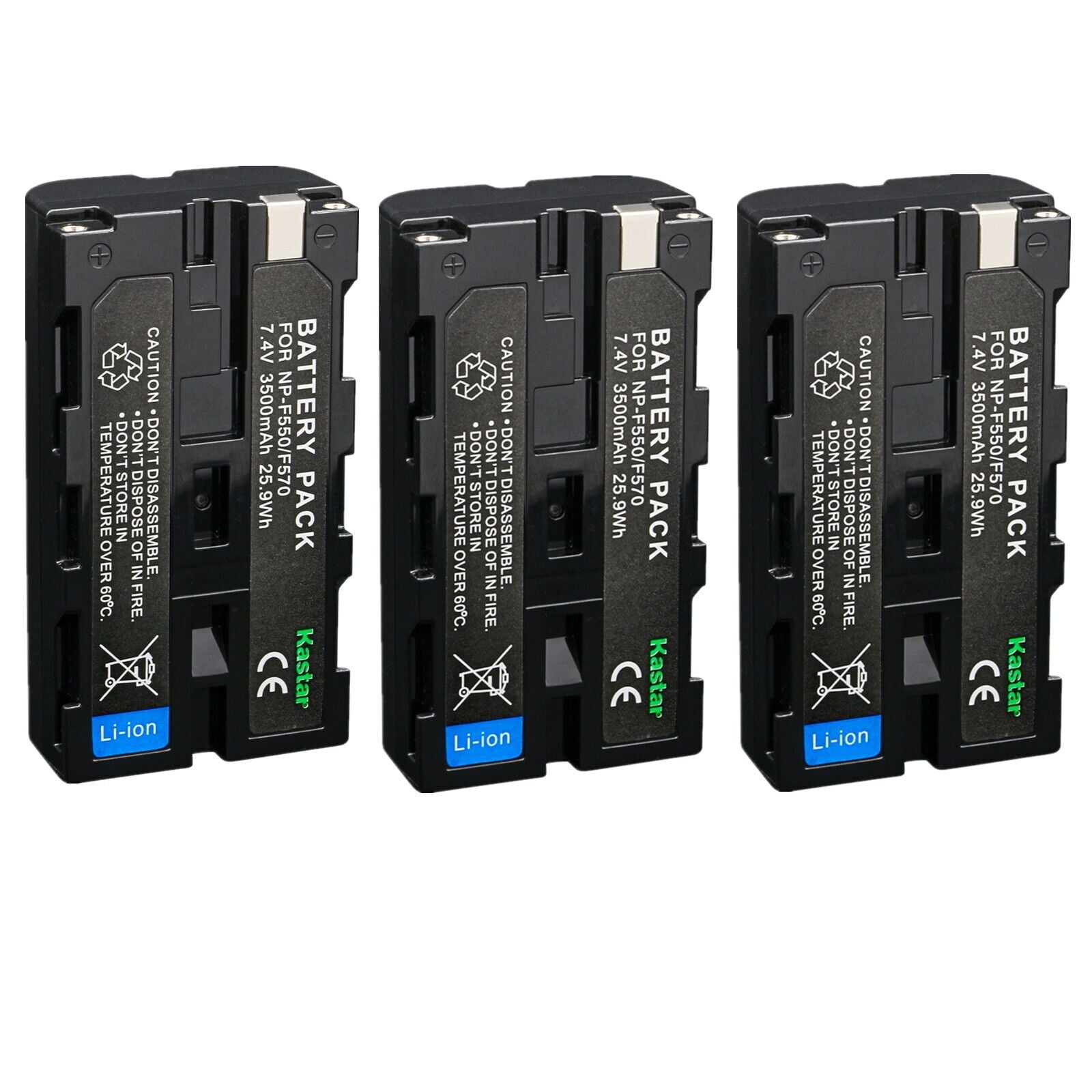 Kastar 3-Pack Battery 7.4V 3500mAh Replacement for LINE 6 98-034-0003 ...