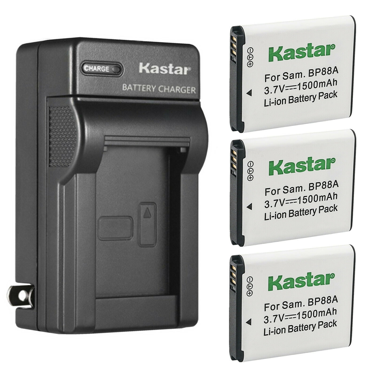 Kastar 3-Pack Battery and AC Wall Charger Replacement for Samsung EA ...