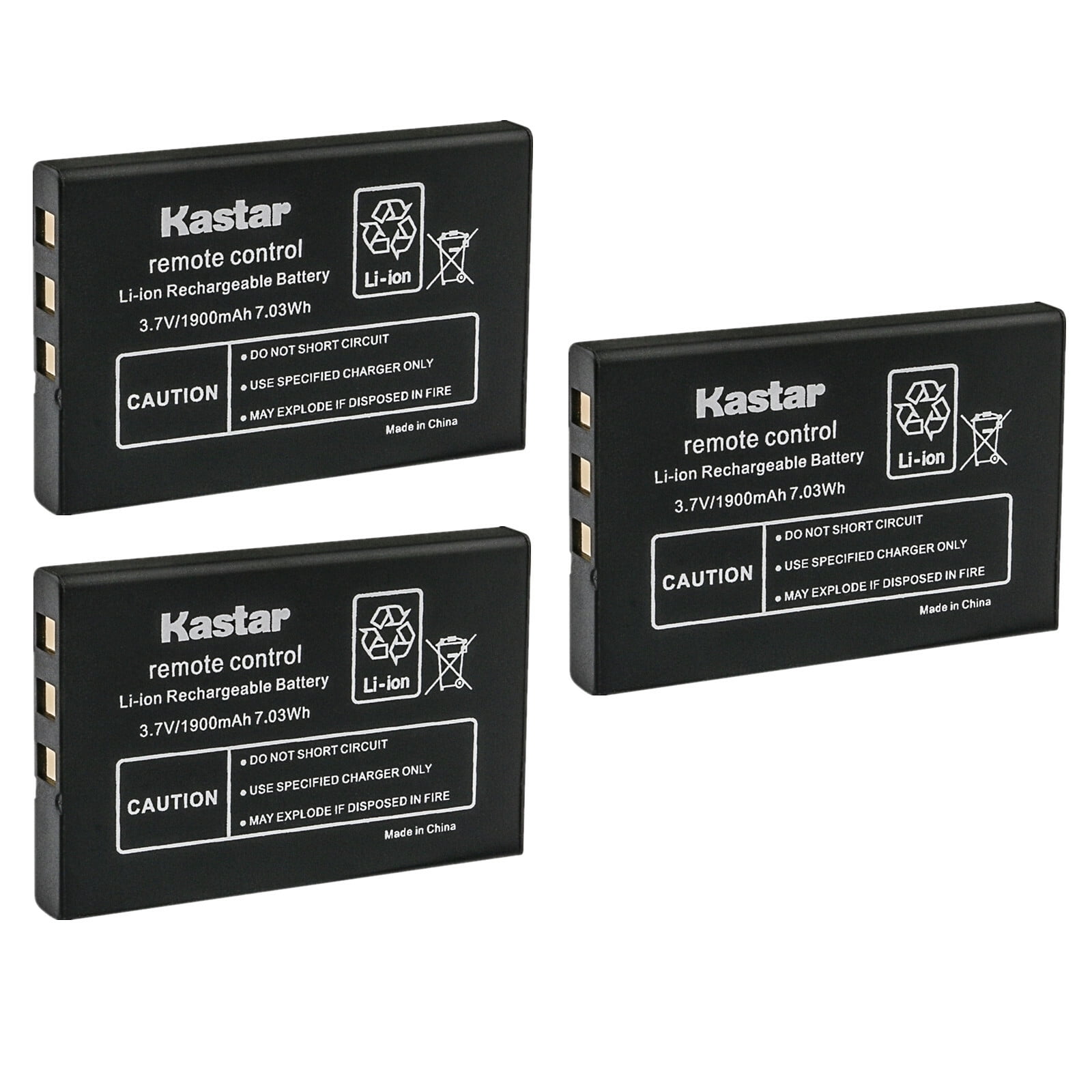 Kastar 3-Pack Battery Replacement for SystemGear MET-1000, MET-1000-101 ...