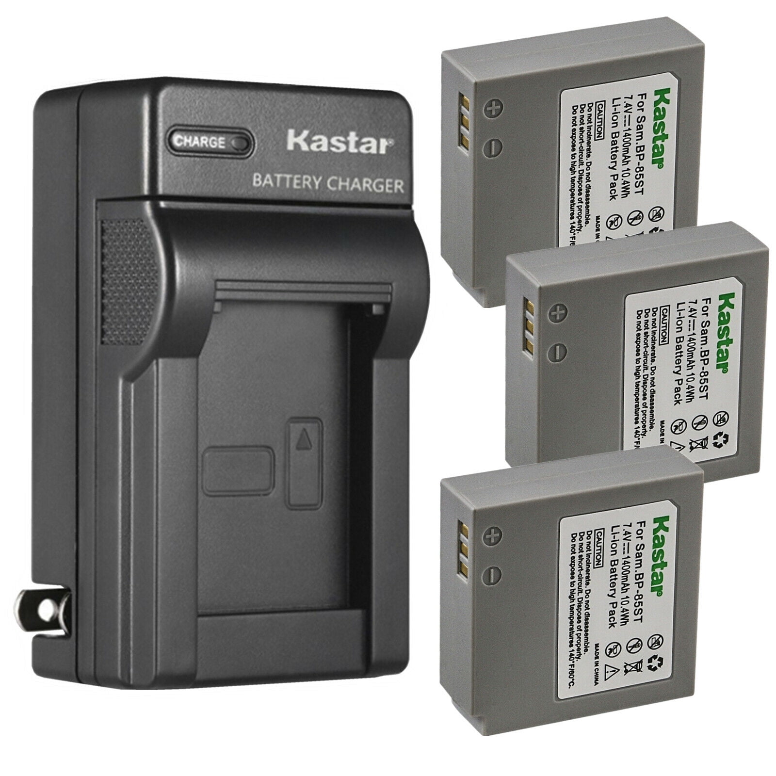 Kastar 3-Pack IA-BP85ST Battery and AC Wall Charger Replacement for ...