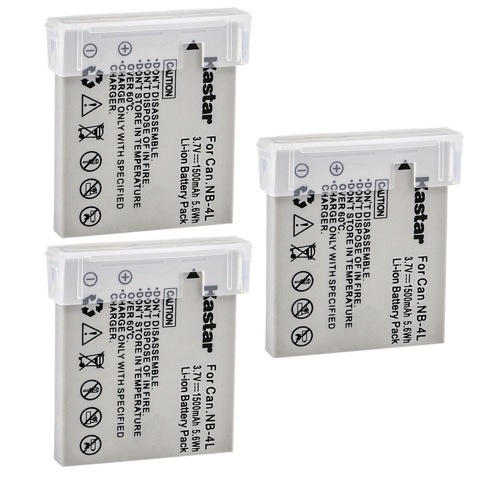 Kastar 3-Pack NB-4L Battery Replacement for Canon Digital IXUS 100 IS ...