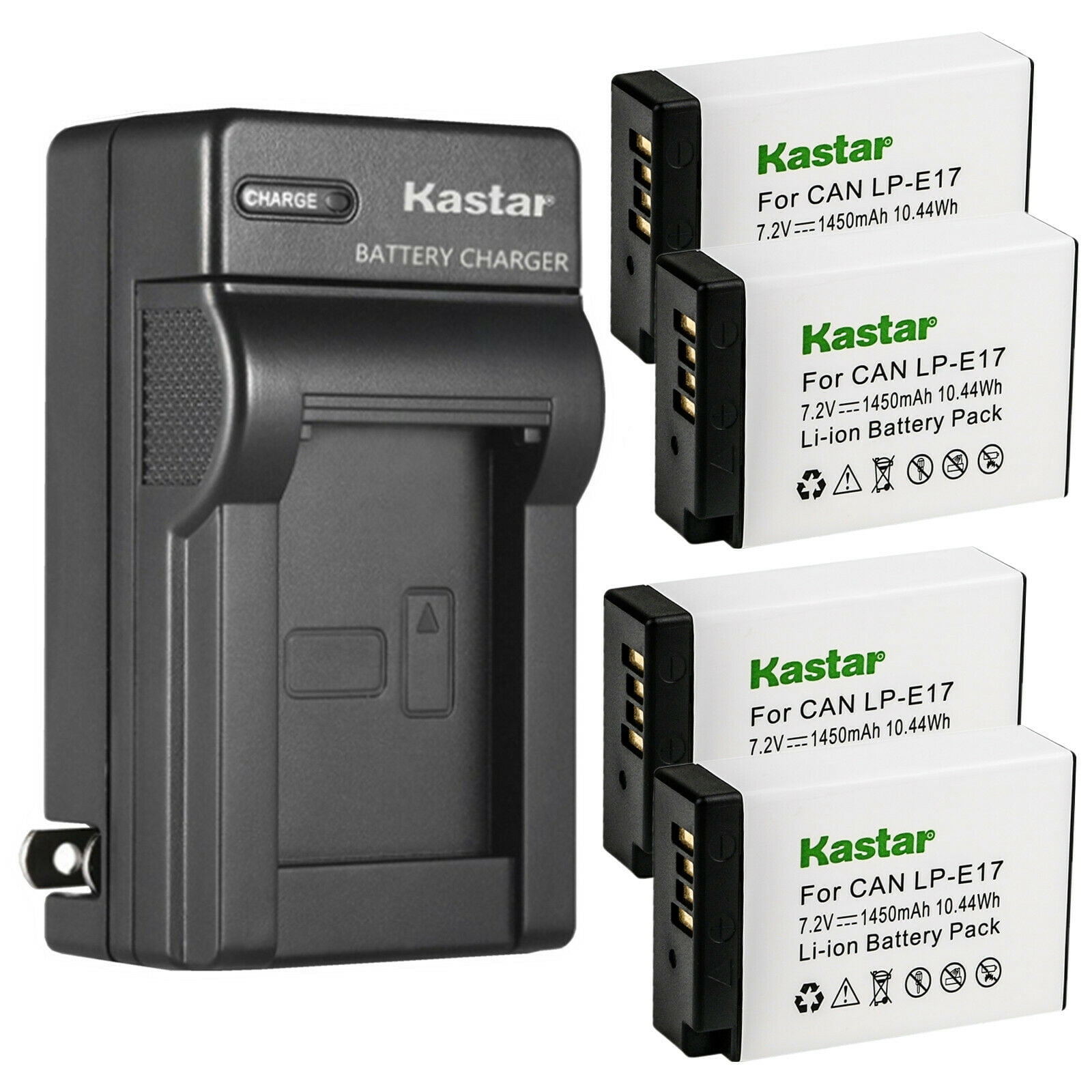 Kastar 4-Pack Battery and AC Wall Charger Replacement for Canon EOS RP ...