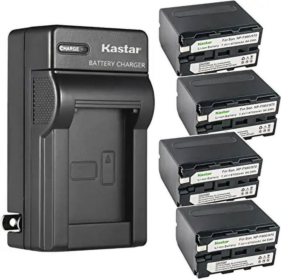 Kastar 4-Pack Battery and AC Wall Charger Replacement for Sony CCD ...