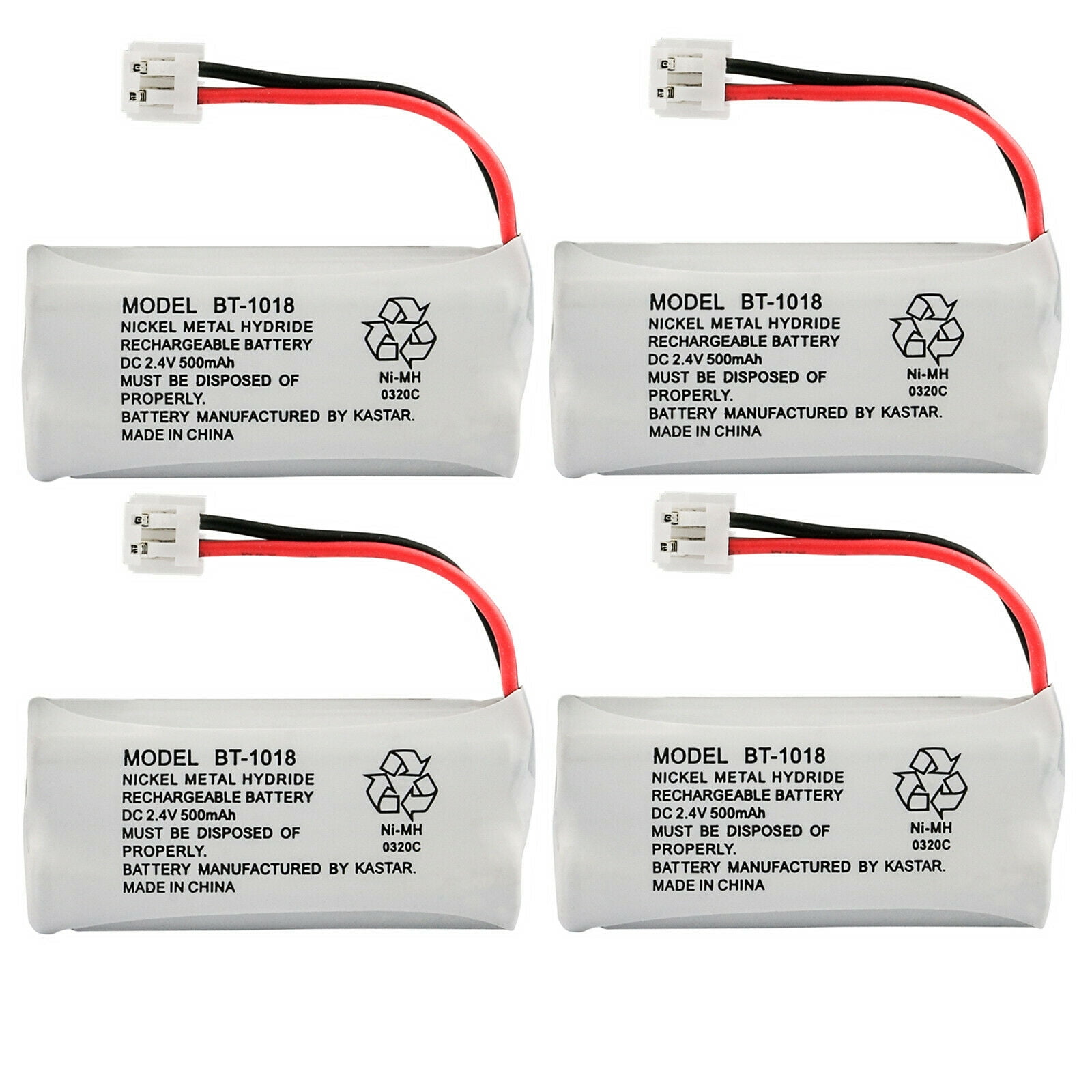 Kastar 4-Pack Battery Replacement for AT&T BT6010 BT-6010 BT8000 BT ...
