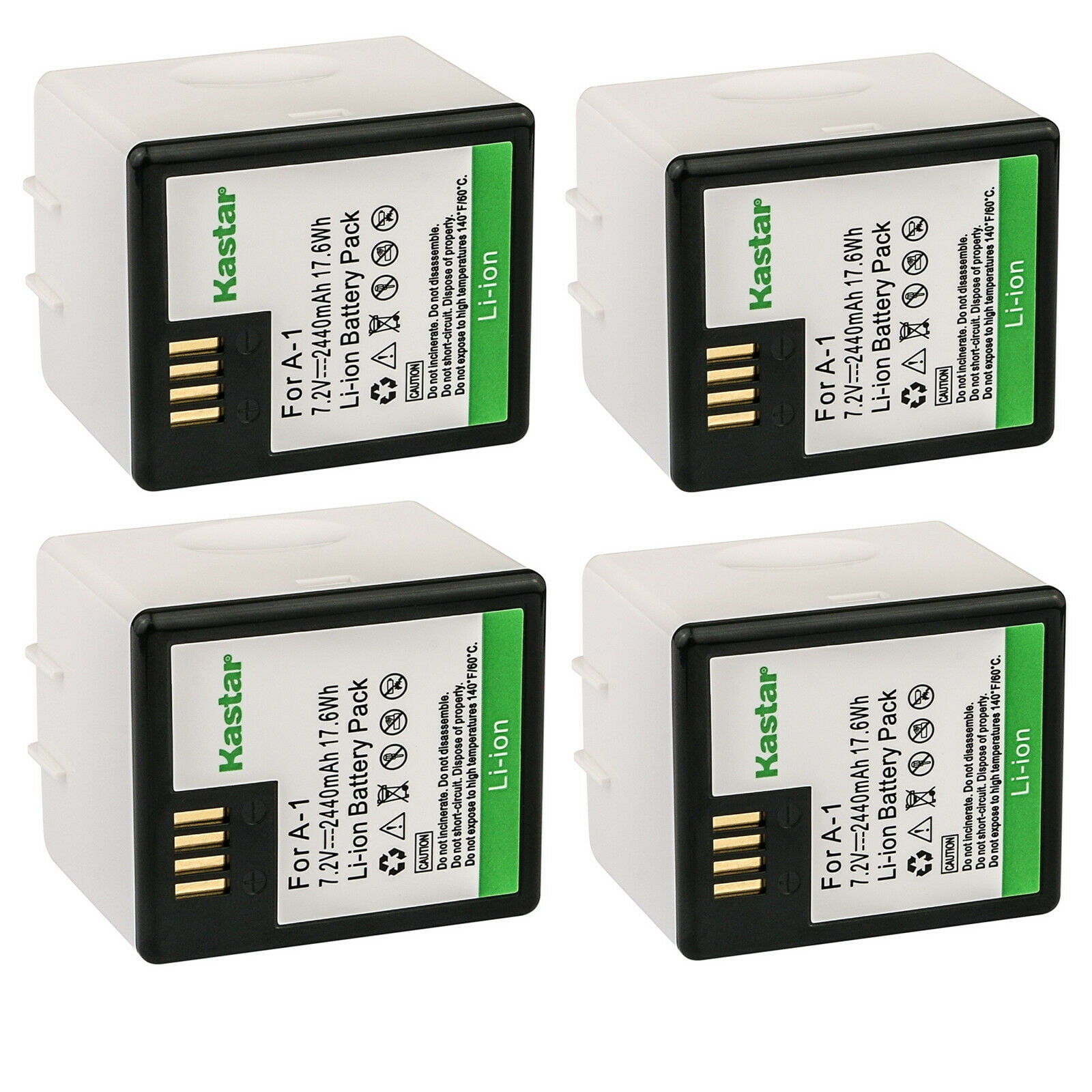 Kastar 4-Pack Rechargeable Lithium Battery for Arlo Pro, Pro2, VMC4030 ...