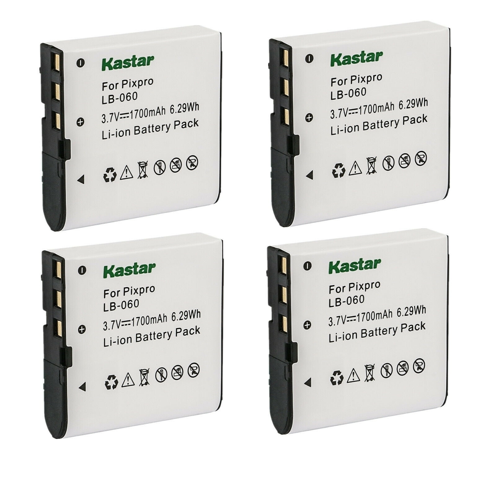 Kastar 4-Pack Battery Replacement for Digipo DDV-H8, DDV-P802, DDV-P801 ...