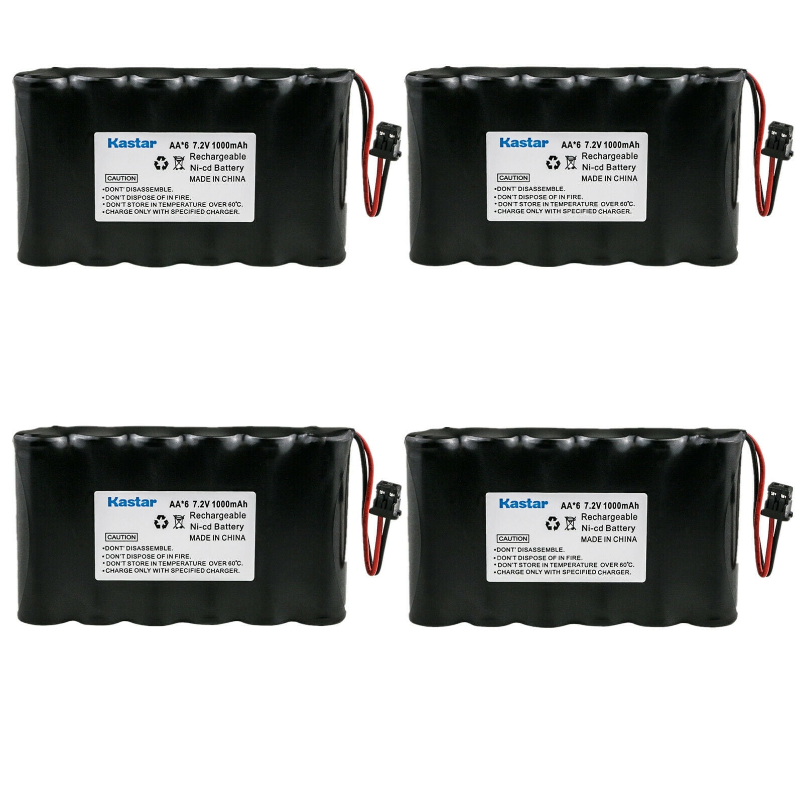 Kastar 4-Pack Battery Replacement for Panasonic P-P507 P-P507A P-P507A ...