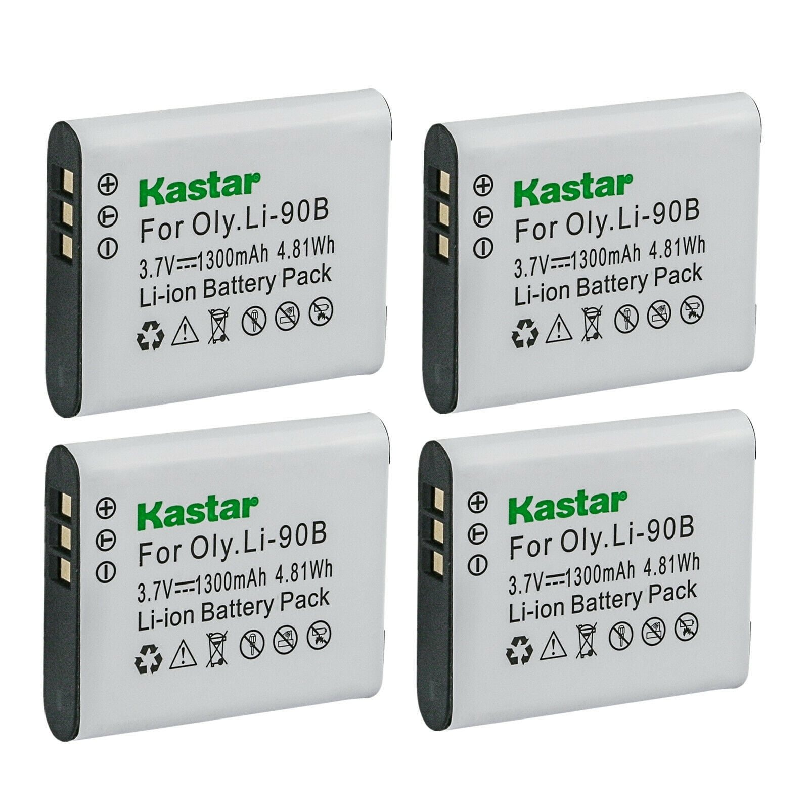 Kastar 4-Pack Battery Replacement for Ricoh DB-110 Battery, Ricoh THETA ...