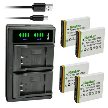 Kastar LCD AC KLIC-7006 Battery Charger Compatible with Kodak Easyshare M531, Easyshare M532 ...