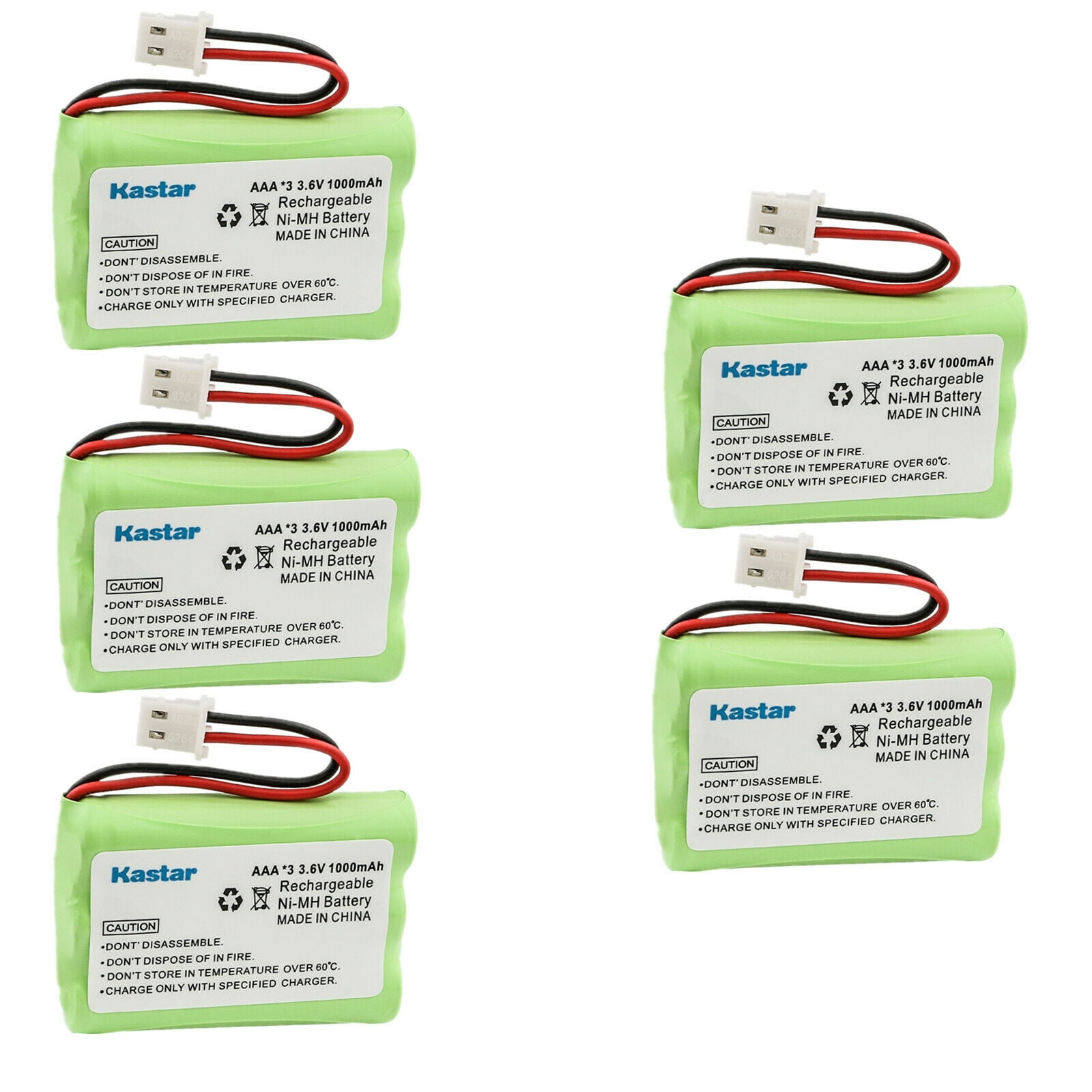 Kastar 5-Pack Battery Replacement for Coby CTP8200 CTP8250 CTP8800 ...