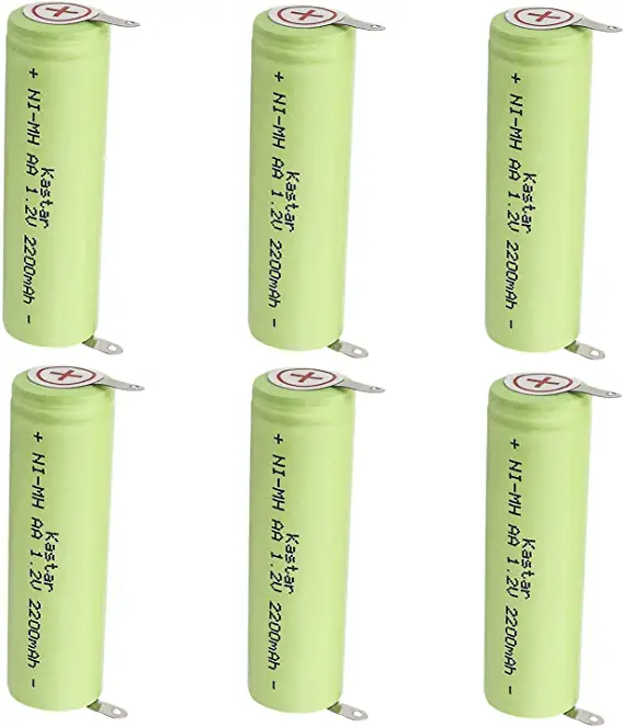 Kastar 6-Pack 1.2V 2200MAh Ni-MH Battery Compatible with Braun ...