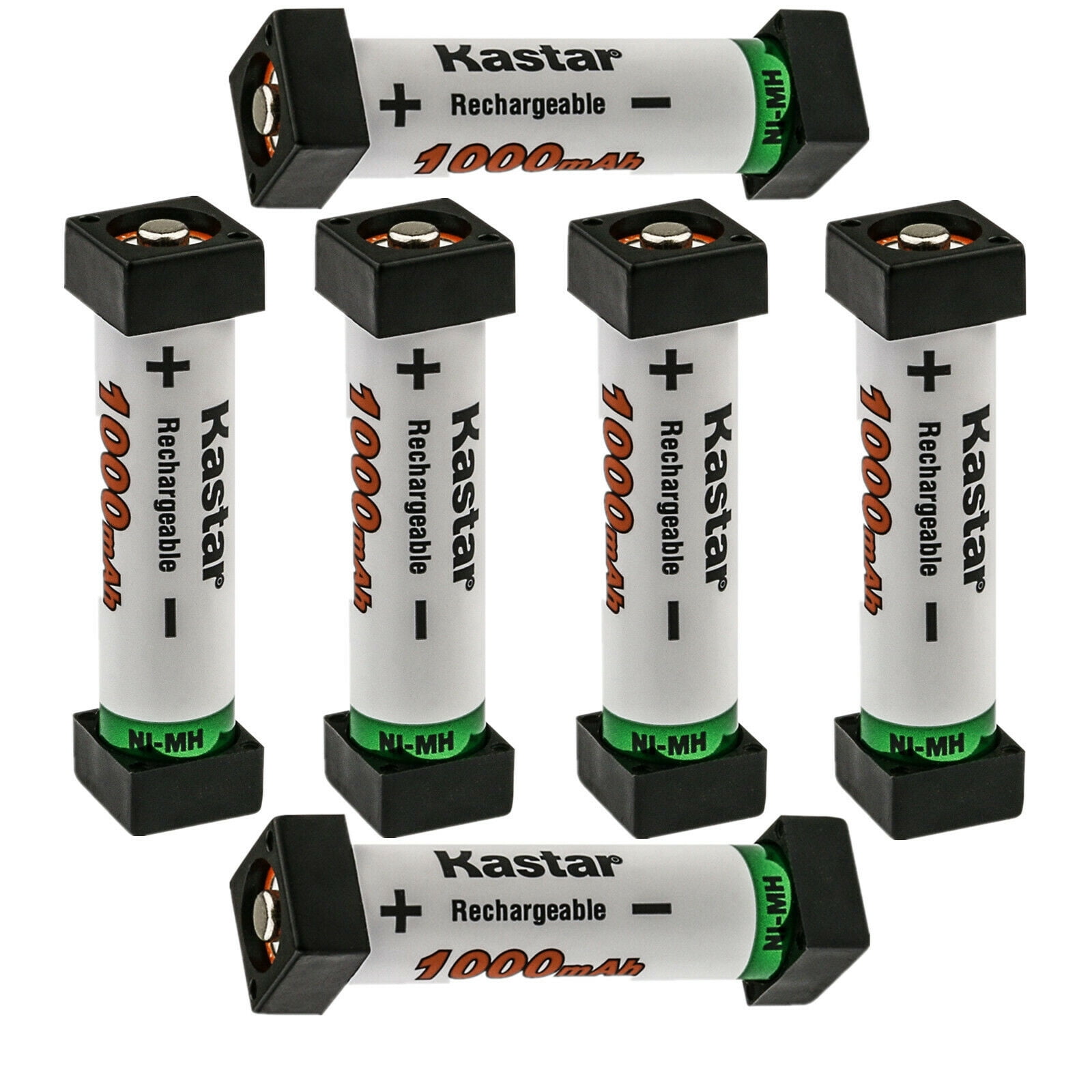 Kastar 6x Ni-MH Battery 1.2V 1000mAh Replacement for Sony 1-756-316-21 ...