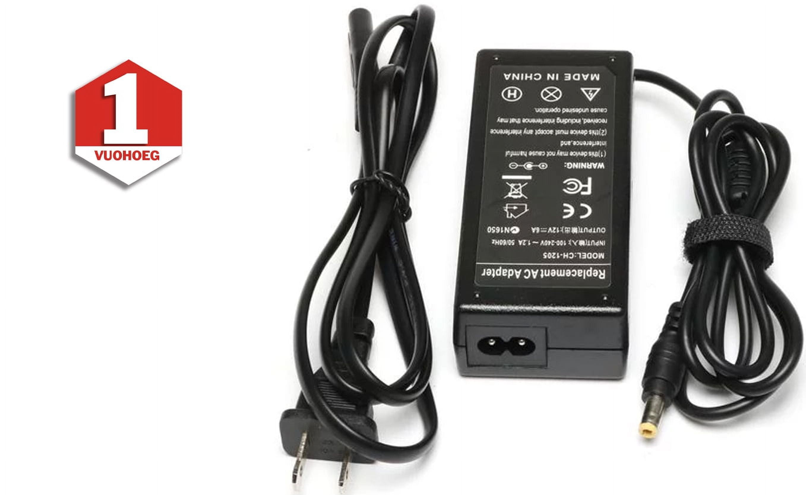 Kastar AC Adapter, 12v 6a power supply 72W, Tip Size 5.5 * 2.5mm for ...