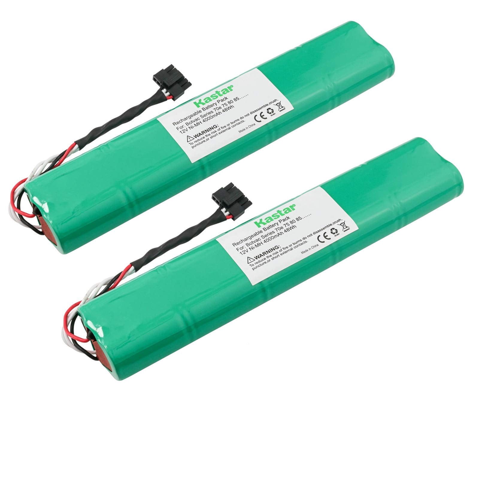 Kastar Battery, Ni-MH 12V 4000mAh, Replacement for Neato Botvac 70e, 75 ...