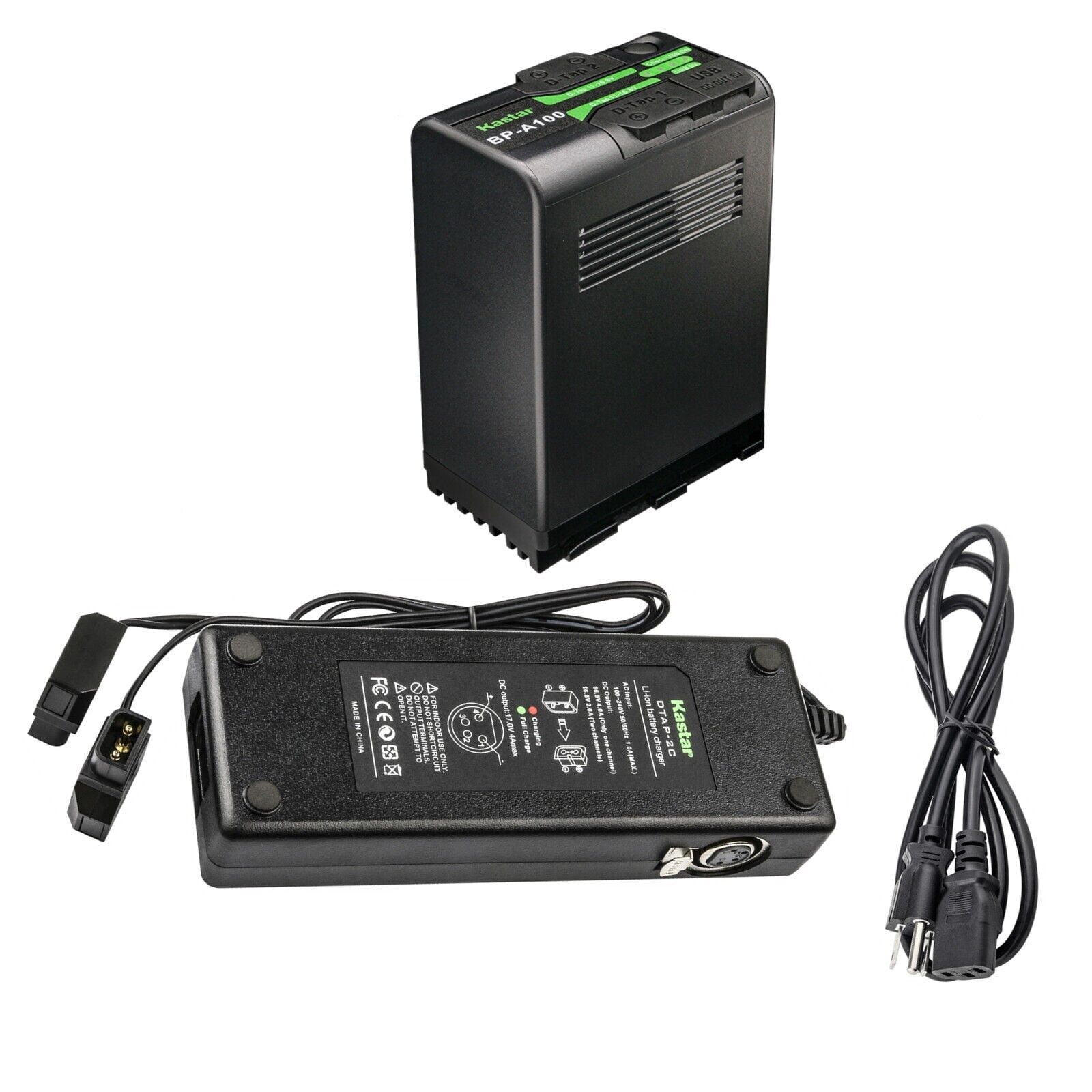 Kastar BP-A100 Battery 1 Pack and Dual D-Tap Charger for Canon EOS C70 ...