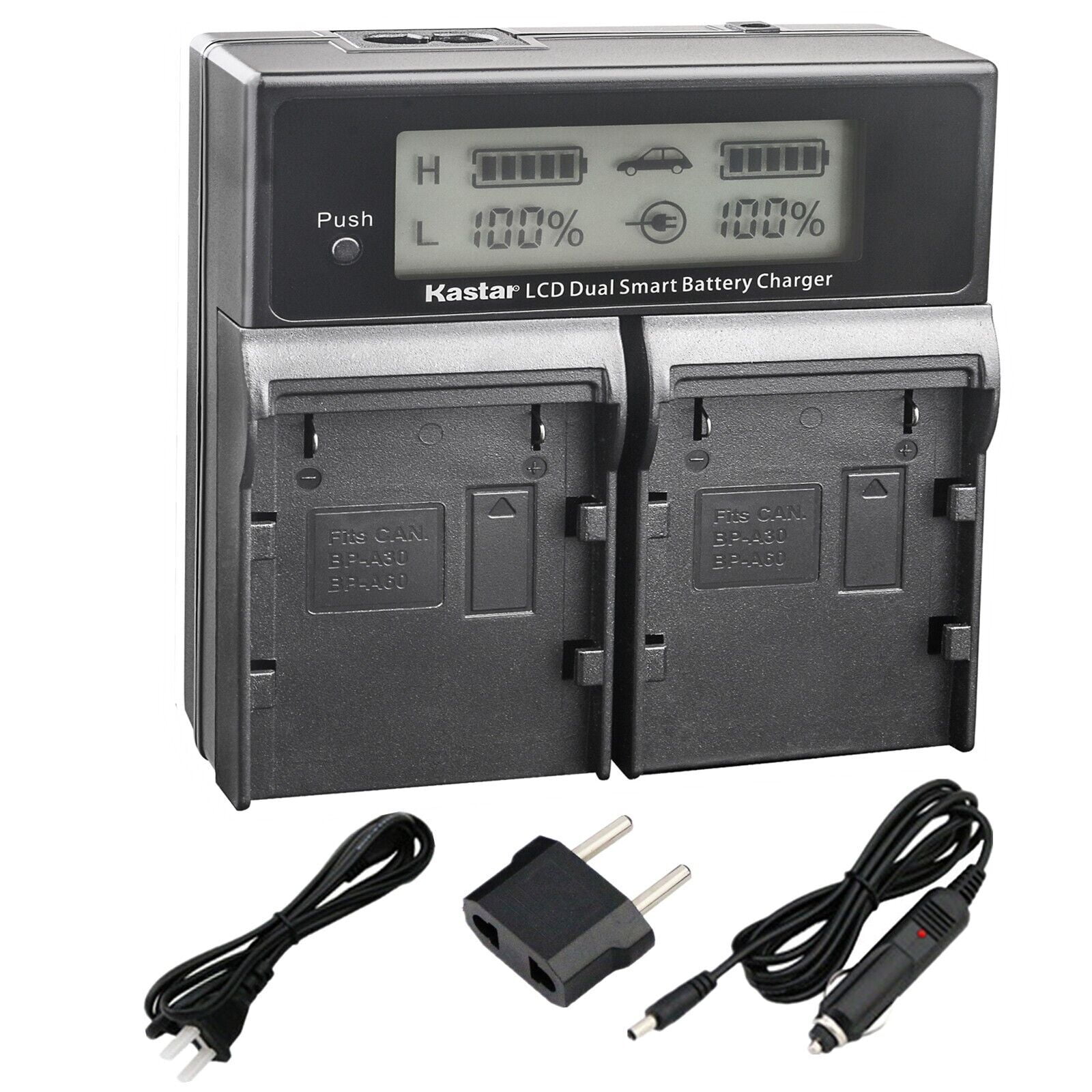 Kastar BP-A100 CH04 Charger Compatible with Canon C500 EF mount 4K ...