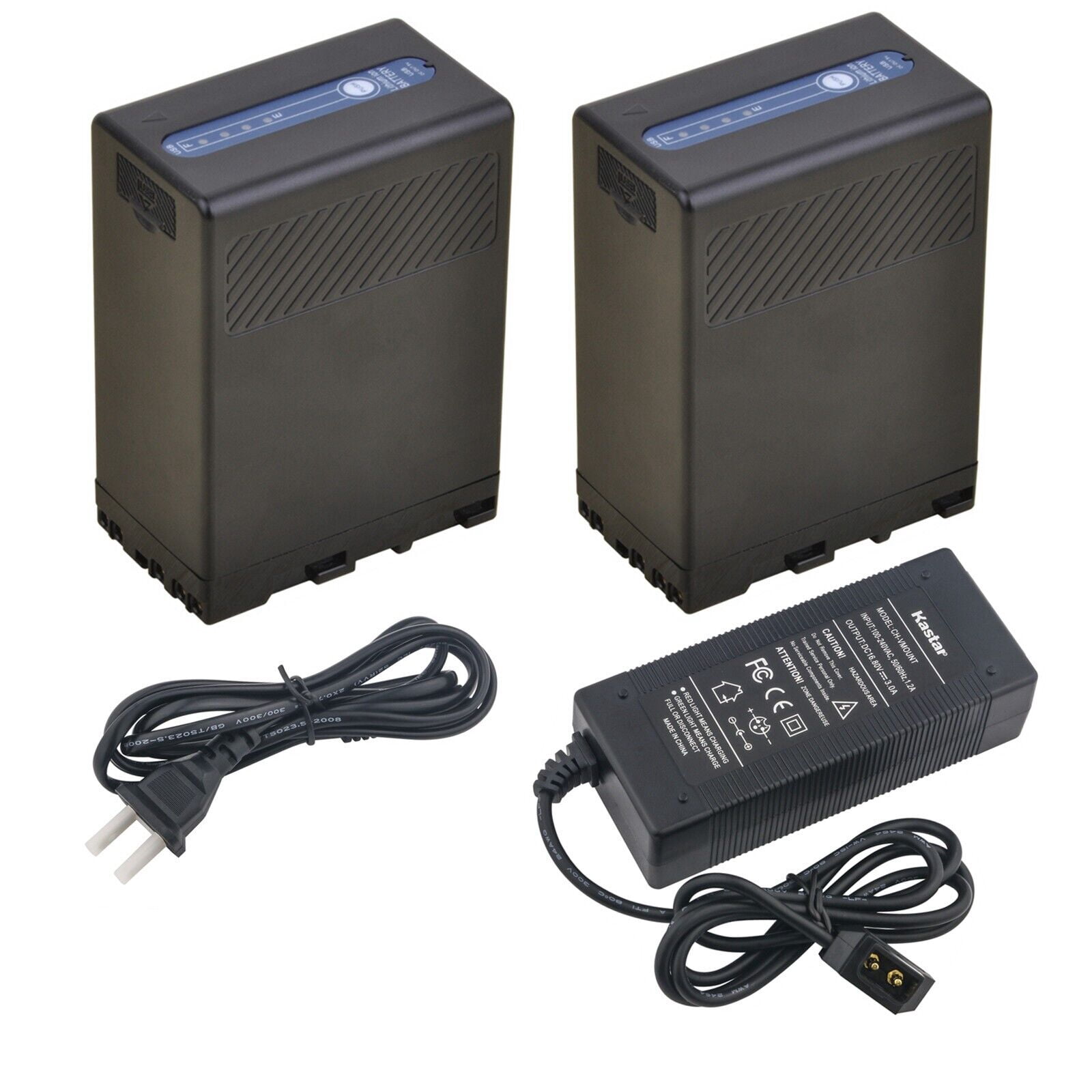 Kastar Battery 2 Pack and D-Tap Rapid Charger for Sony BP-U65 BP-U68 BC ...
