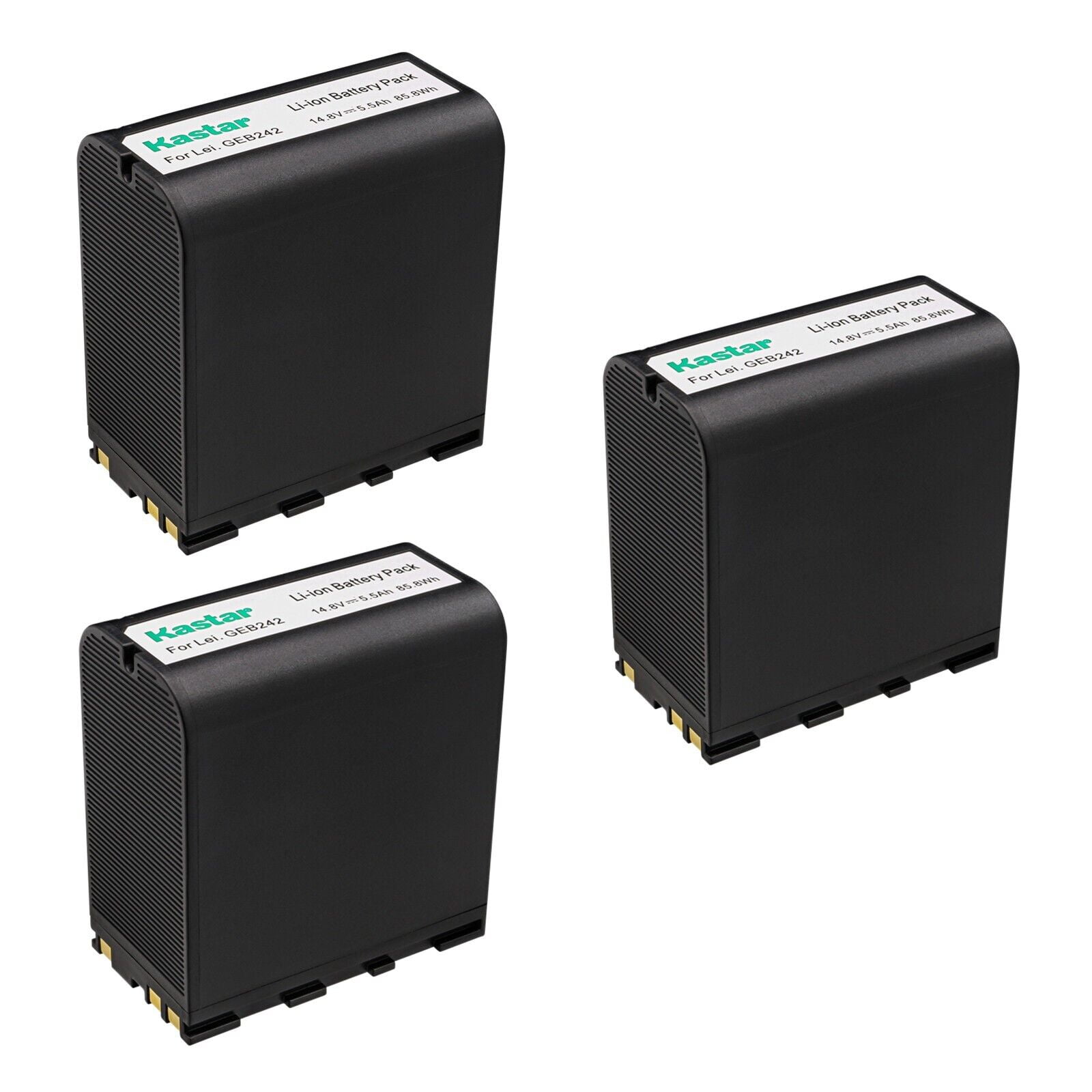Kastar Battery 3-Pack Replacement for Leica GEB241, GEB242, GEB243 ...