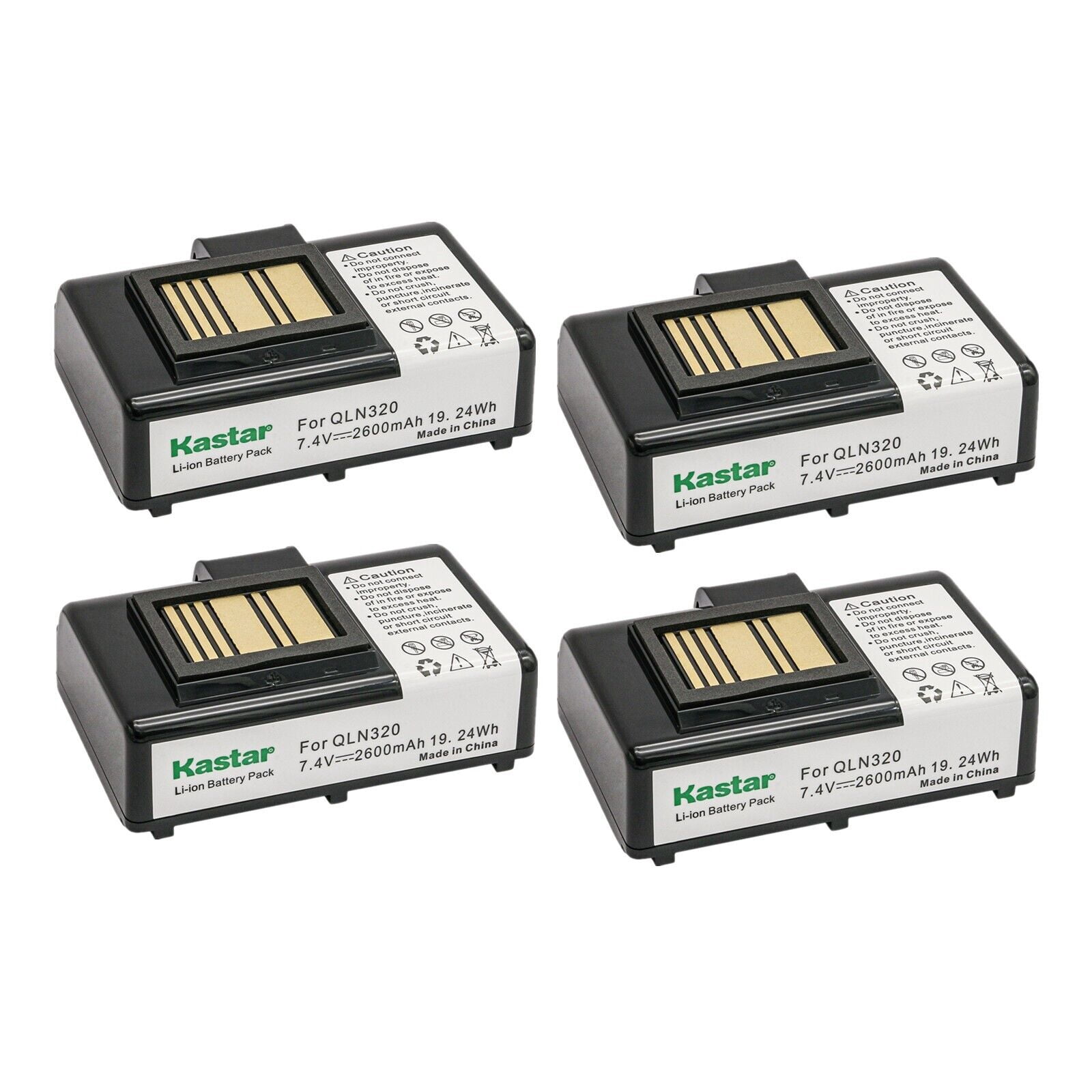 Kastar Battery 4-Pack Replacement for Zebra AT16004, BTRY-MPP-34MA1-01 ...
